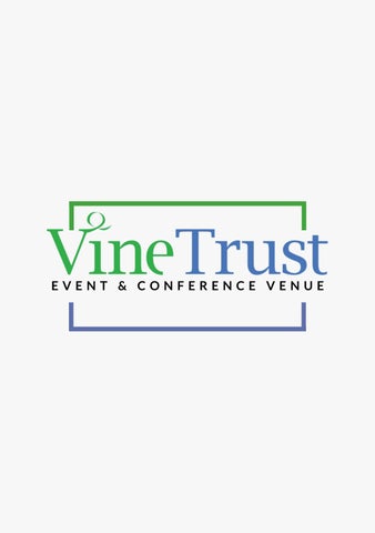 Vine Trust Venue Hire by Vine Trust - Issuu