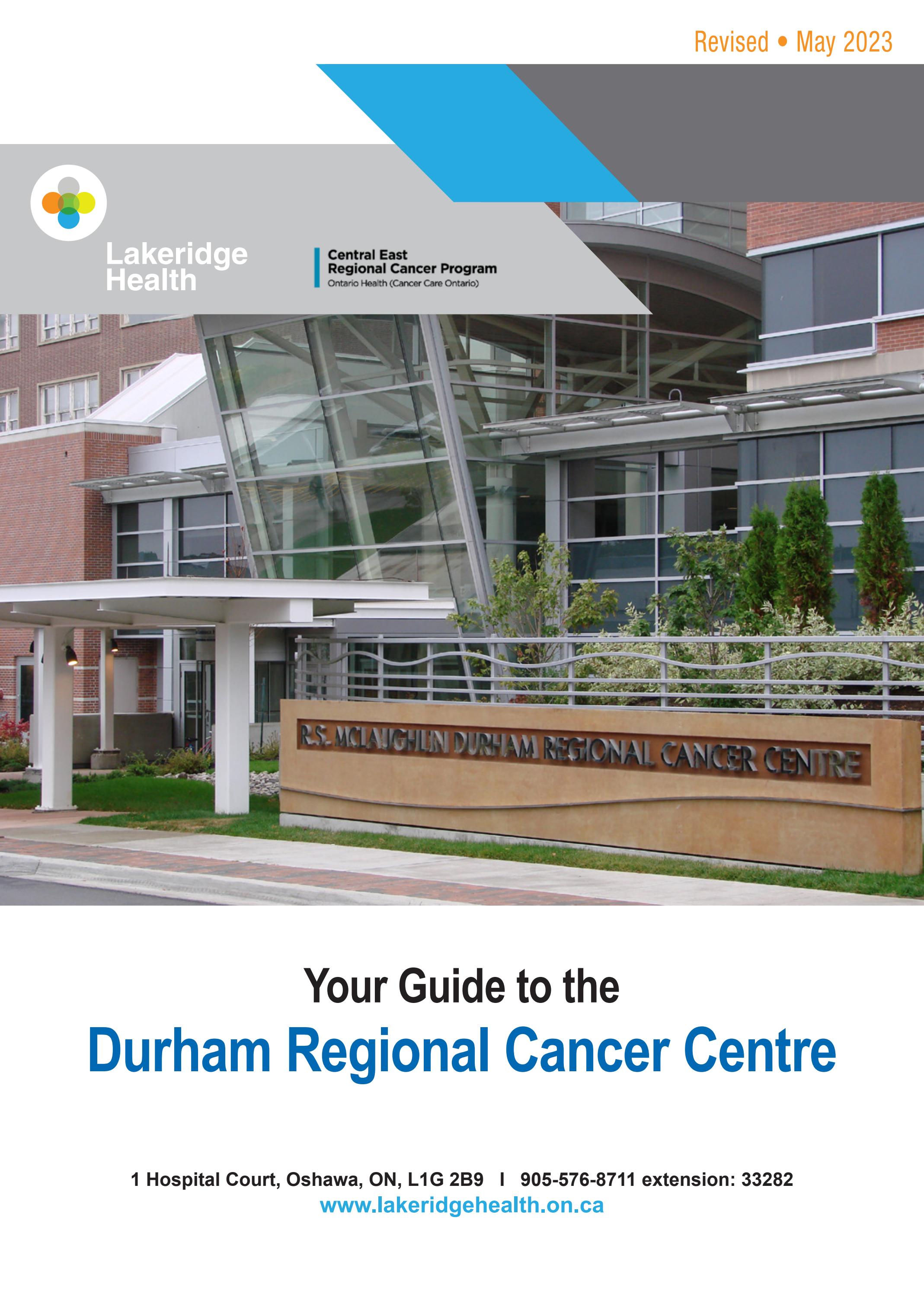 Your Guide to the Durham Regional Cancer Centre by Willow Publishing ...
