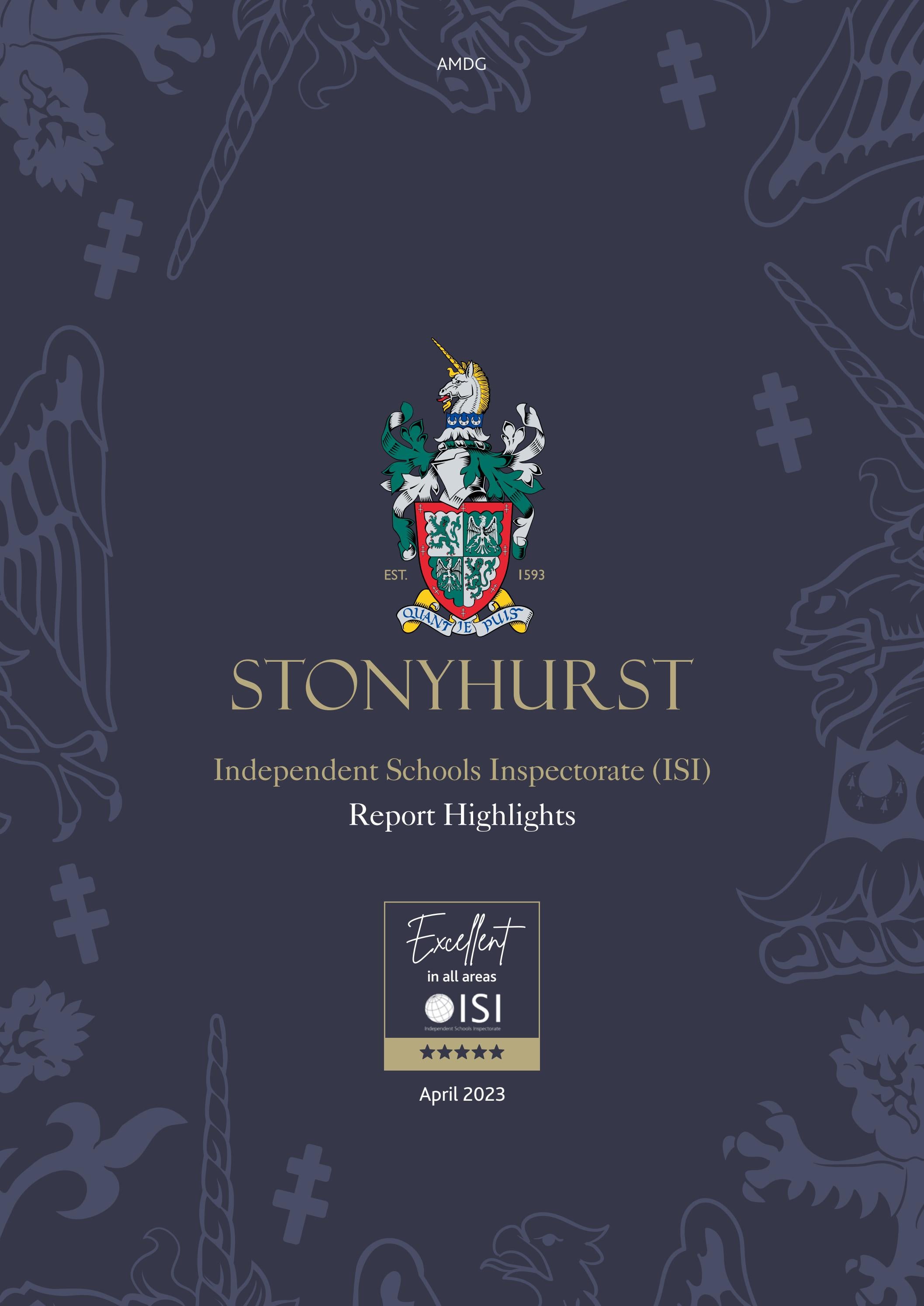 ISI Report - Excellent by Stonyhurst College - Issuu