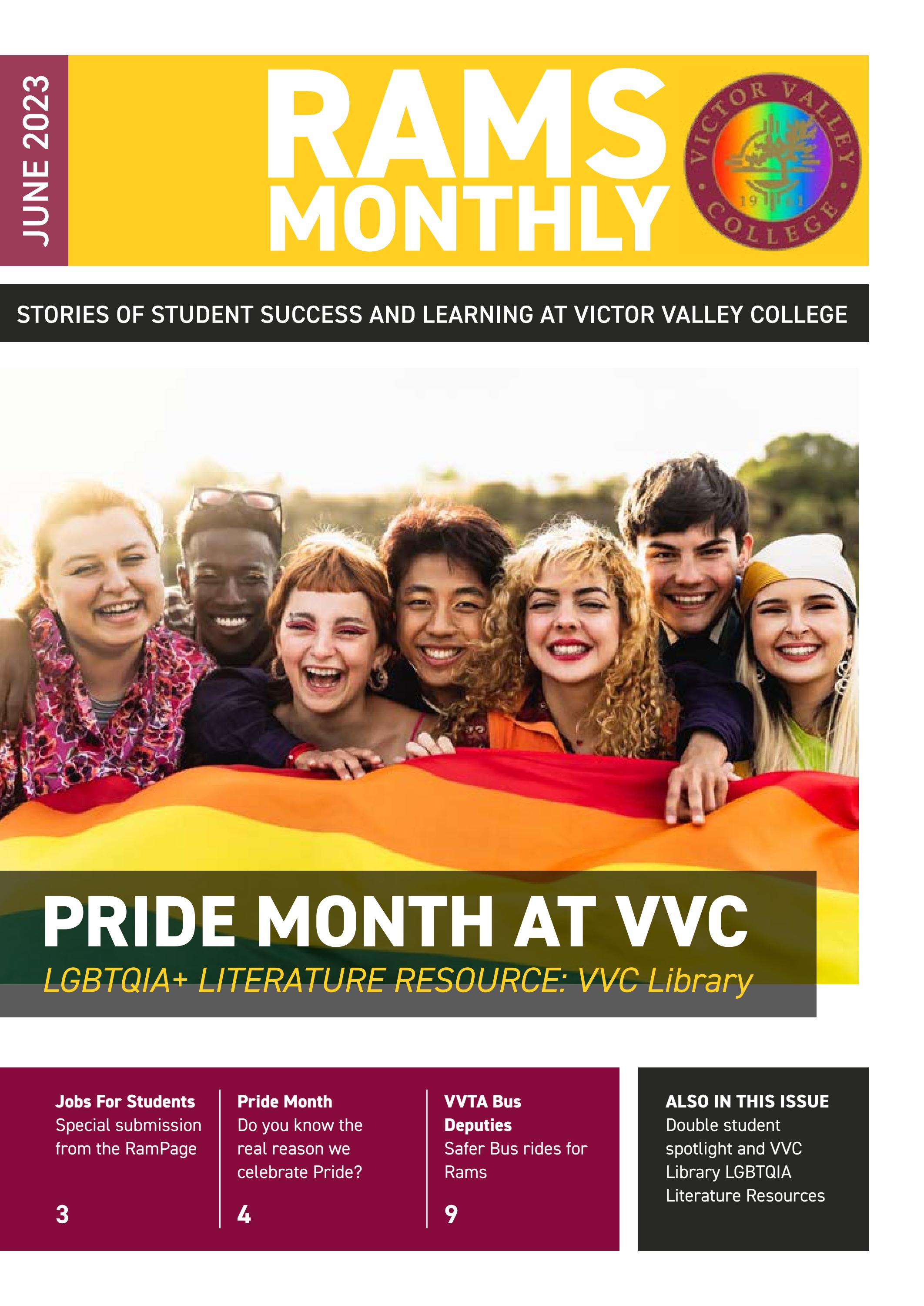 RAMS Monthly June 2023 by Victor Valley College - Issuu