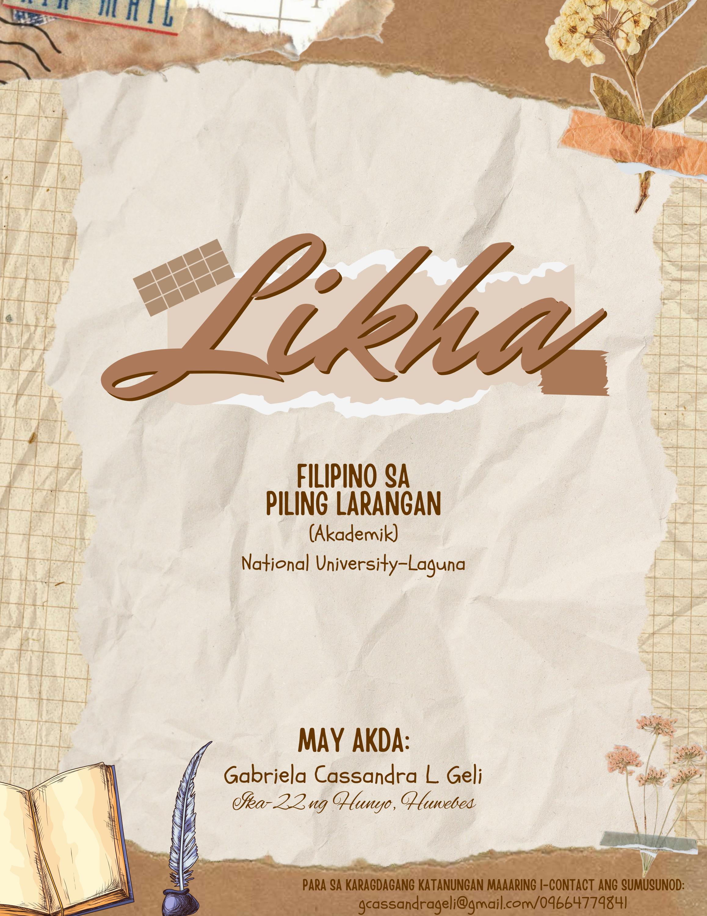 Likha ˚ʚ♡ɞ˚ by umbriellahh hng - Issuu