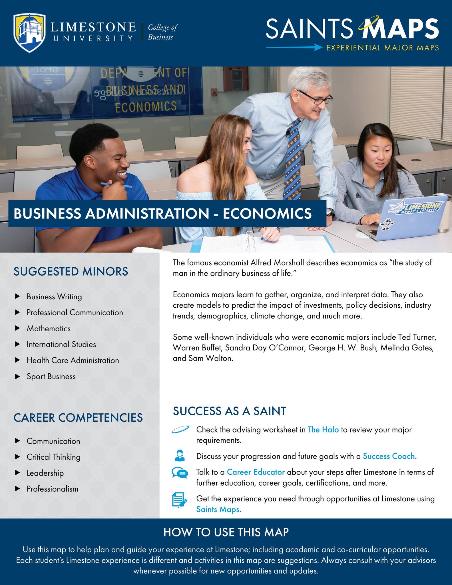 Saints Maps - Business/Economics by Limestone University - Issuu