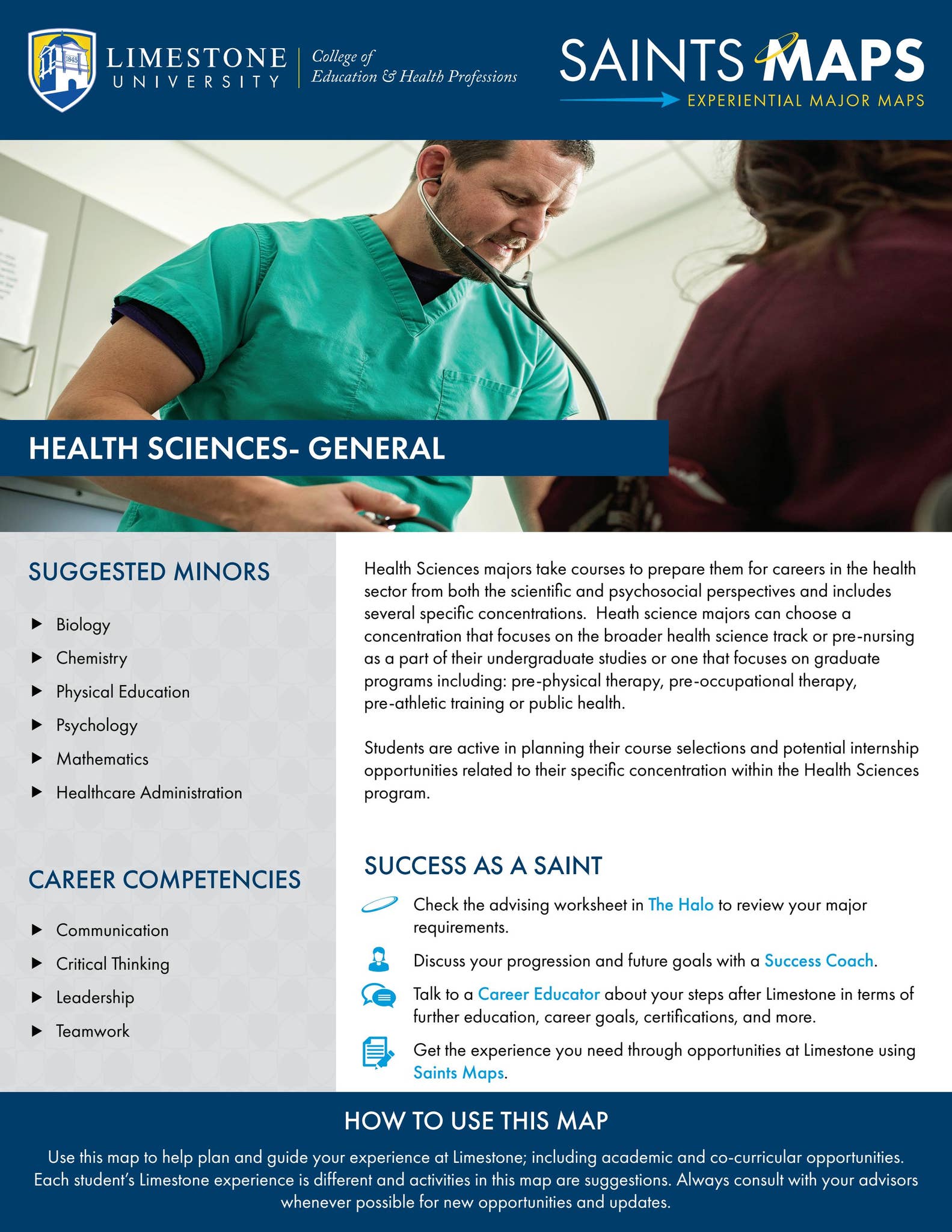 Saints Maps - Health Sciences/General by Limestone University - Issuu