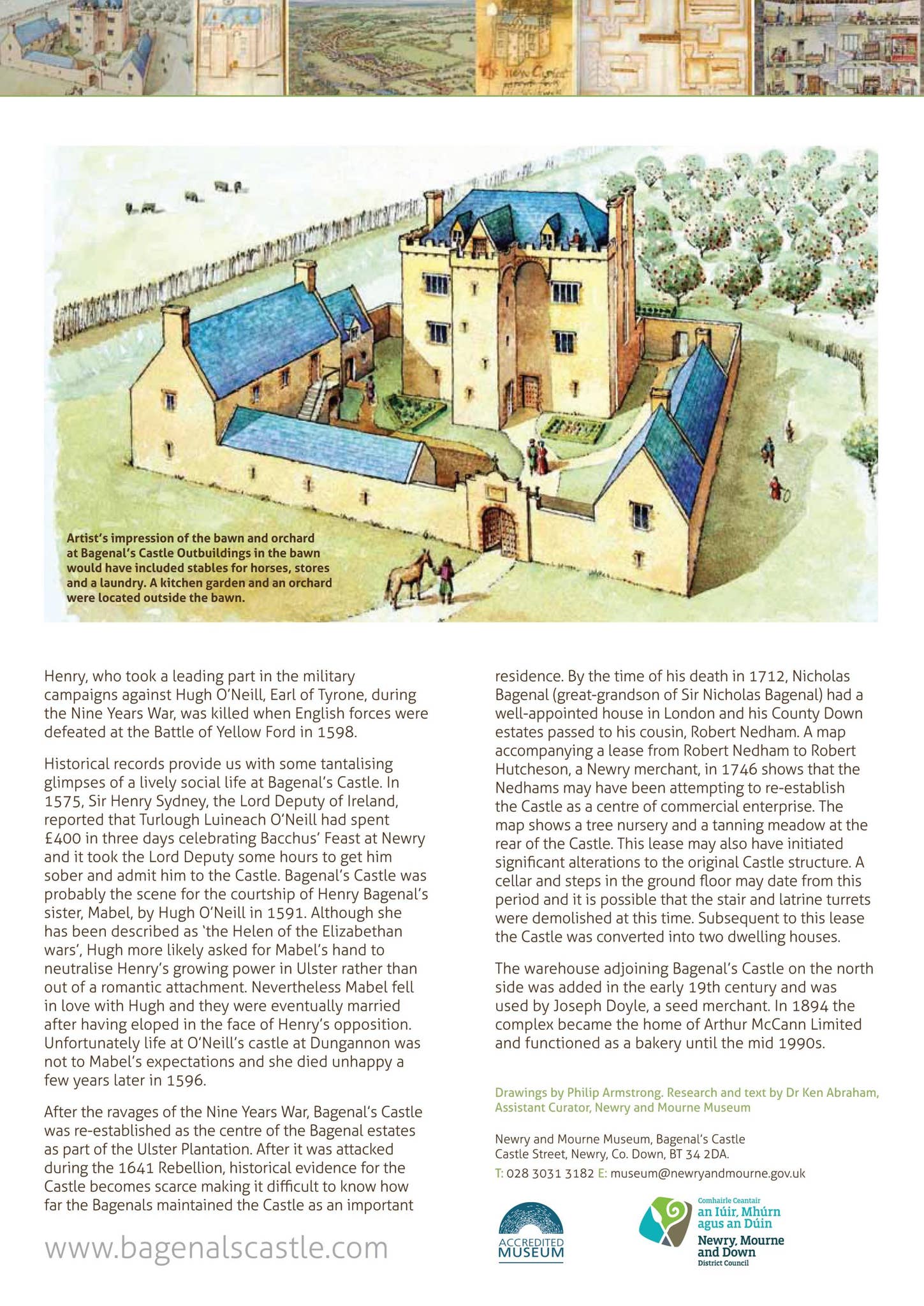 Bagenal's Castle - Brief History by Mourne Gullion Strangford - Issuu
