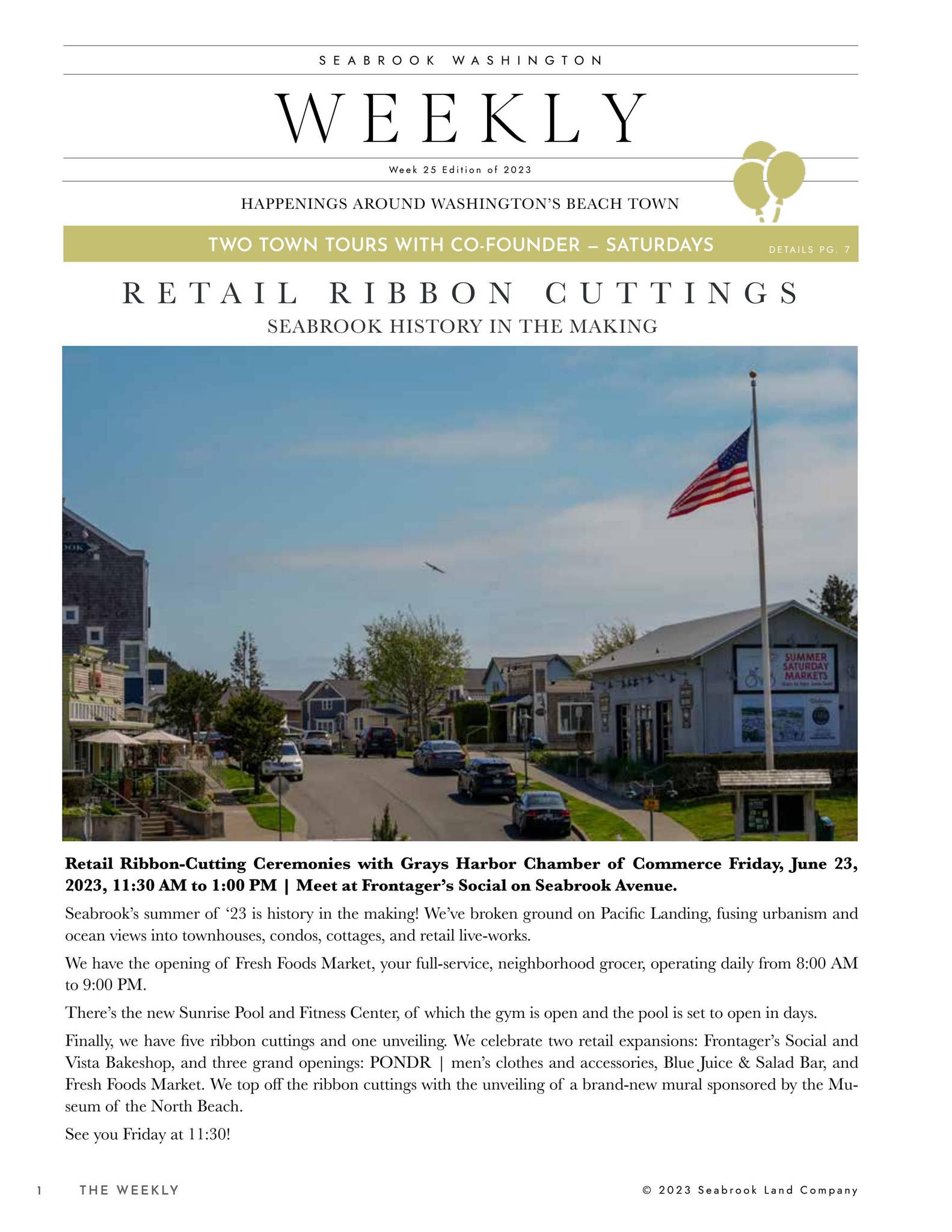 2023 Weekly Week 25 at Seabrook, WA by Seabrook, Washington - Issuu