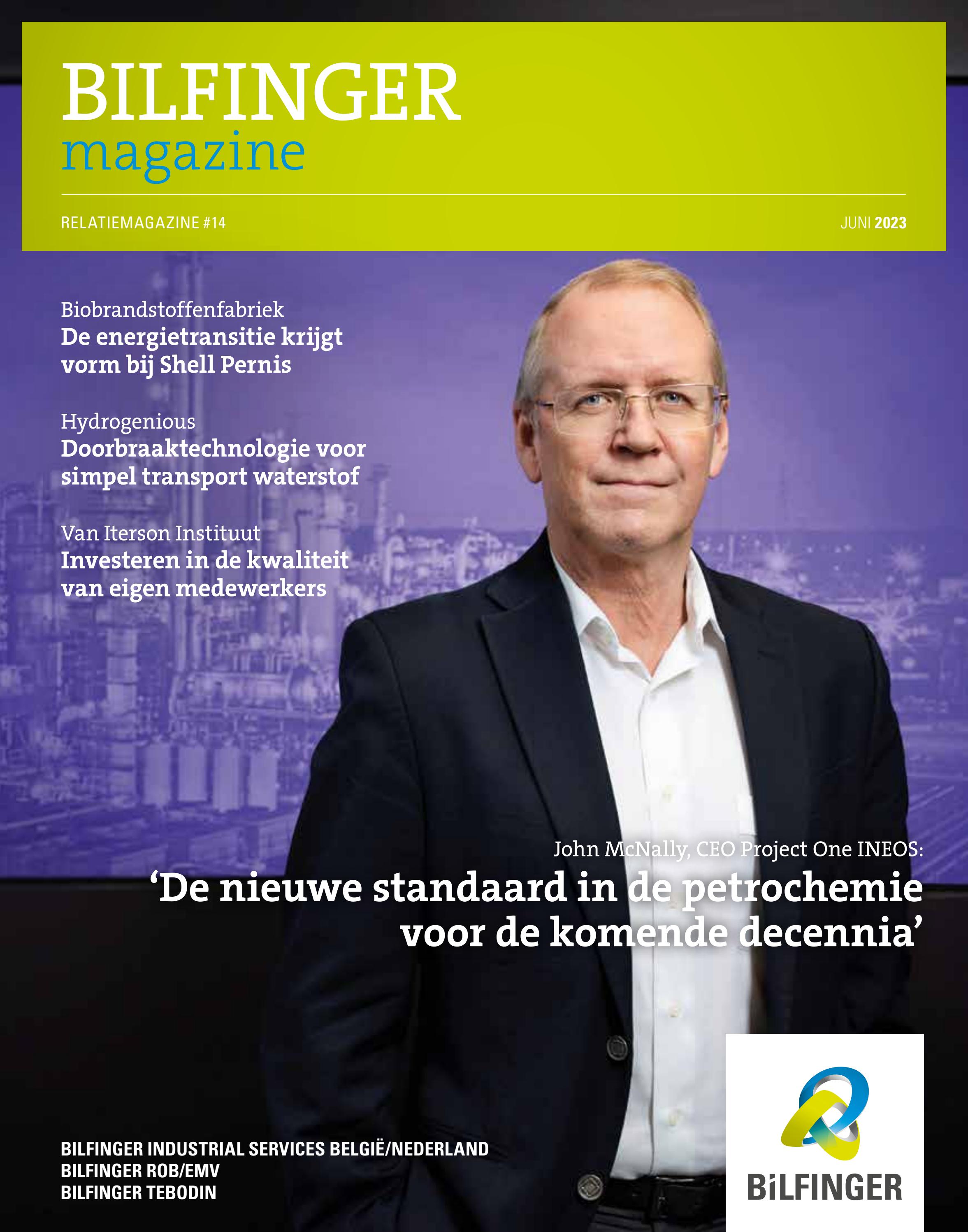 John McNally, CEO Project ONE, in Bilfinger magazine by ineosbelgium - Issuu