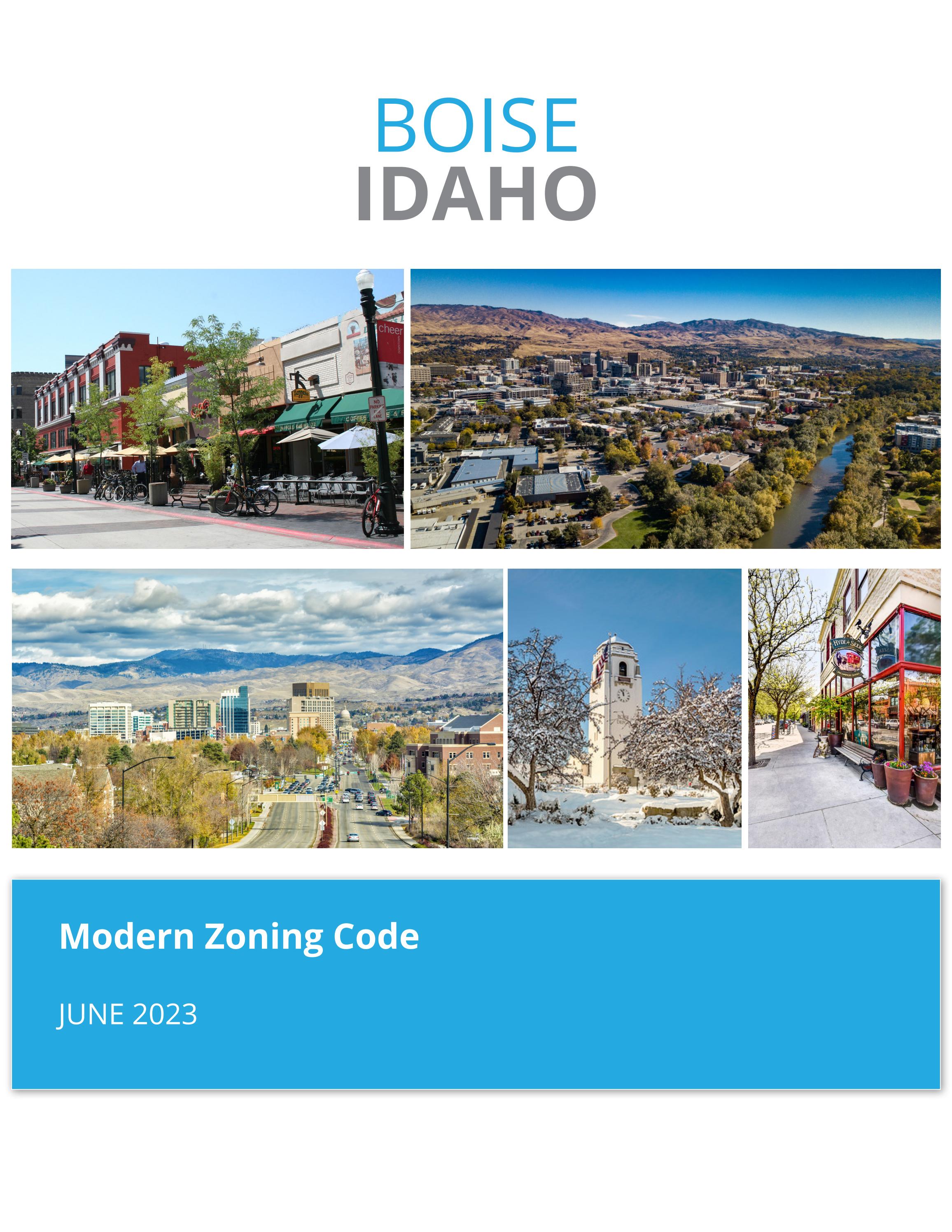 City of Boise Approved Zoning Code by City of Boise - Issuu
