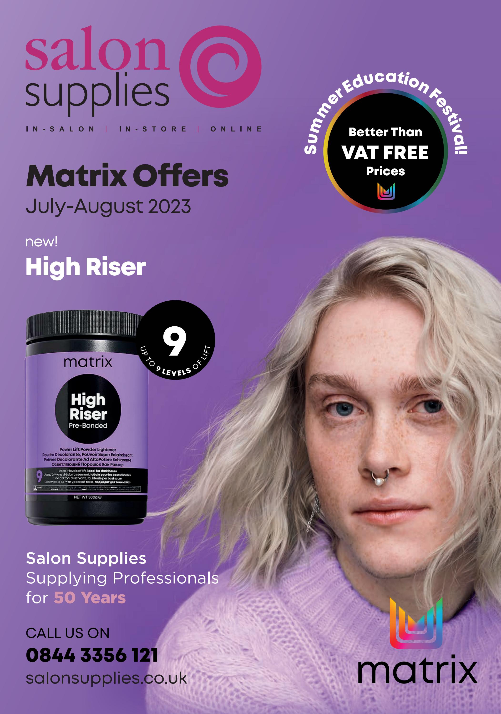 Matrix Salon Supplies Offer Brochure July-Aug 2023 by Salon Supplies ...