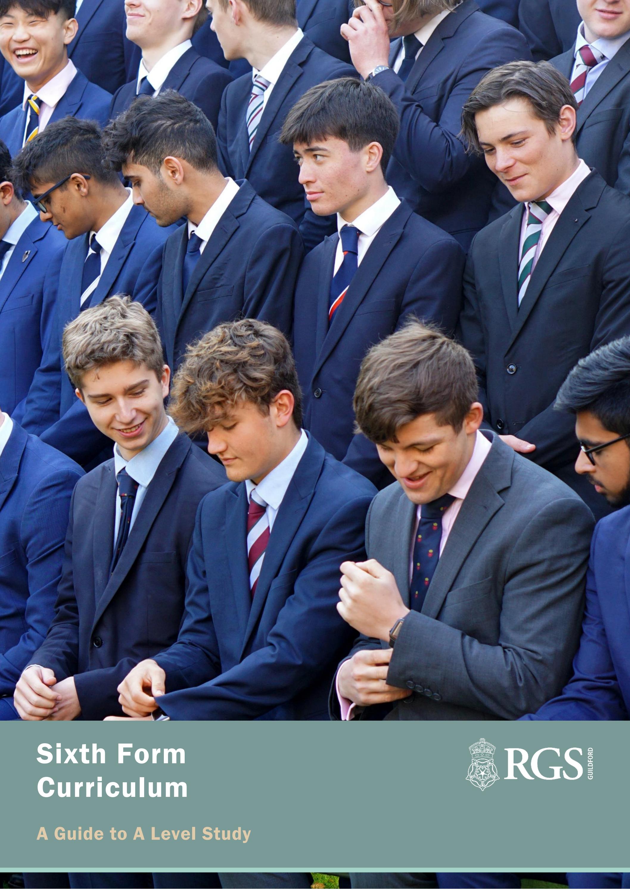 Sixth Form Curriculum Guide by RGS Guildford - Issuu