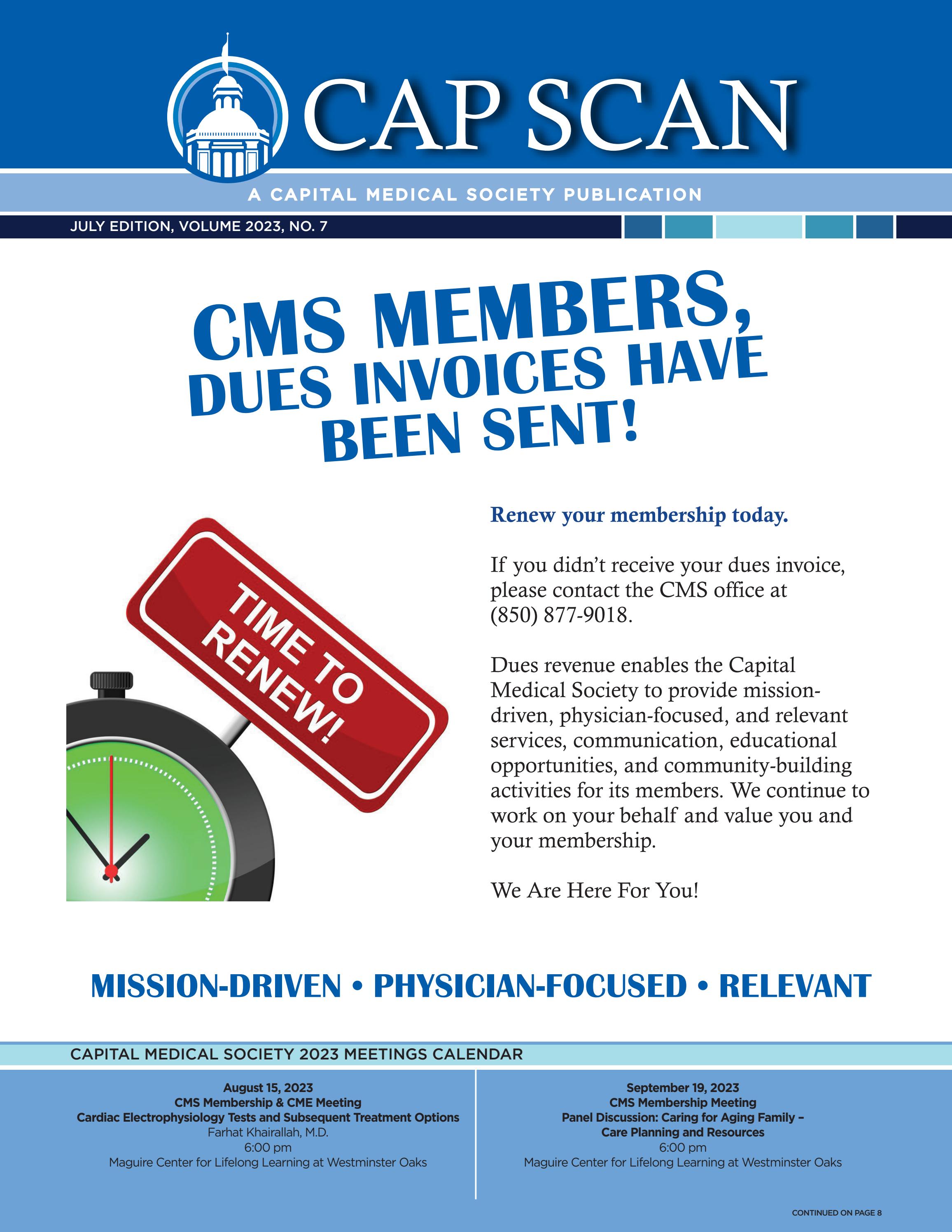 Cap Scan - July 2023 by Capital Medical Society - Issuu