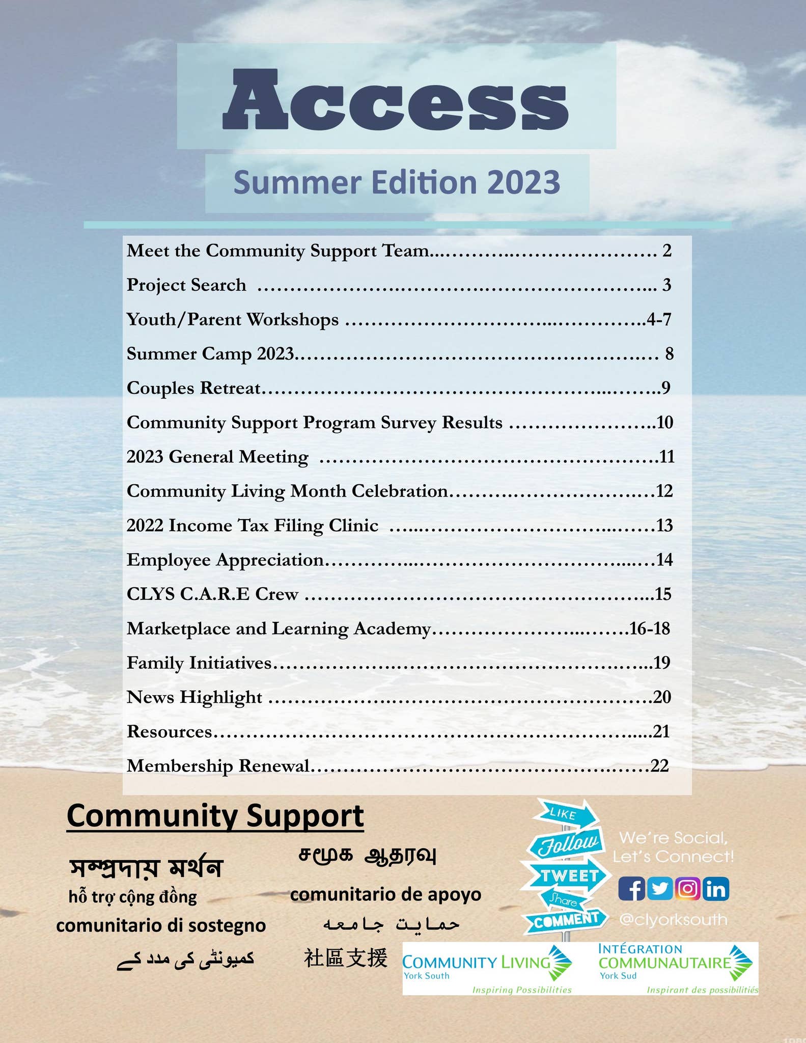Access Newsletter - Summer Edition 2023 by CLYorkSouth - Issuu