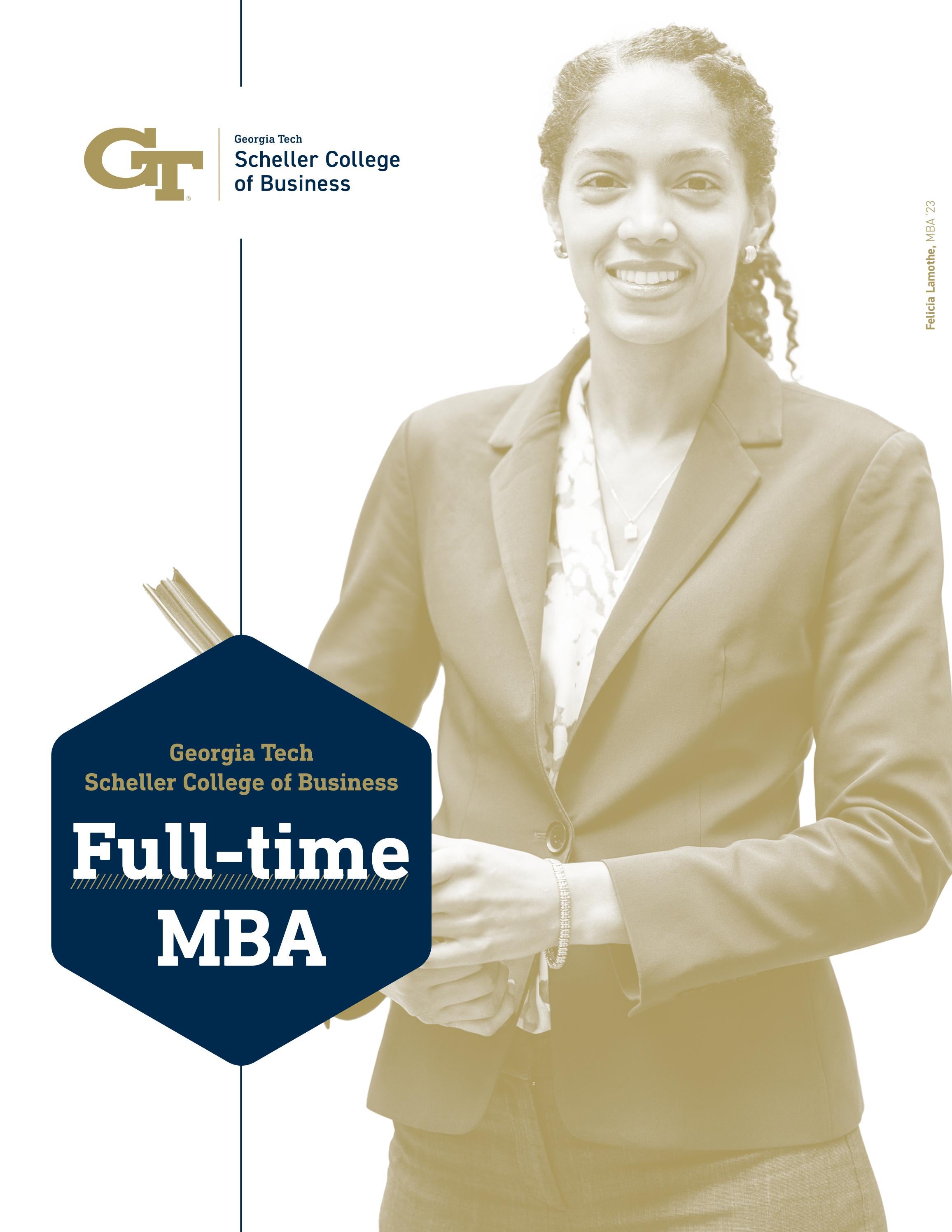 Full-time MBA Brochure by Georgia Tech Scheller College of Business - Issuu
