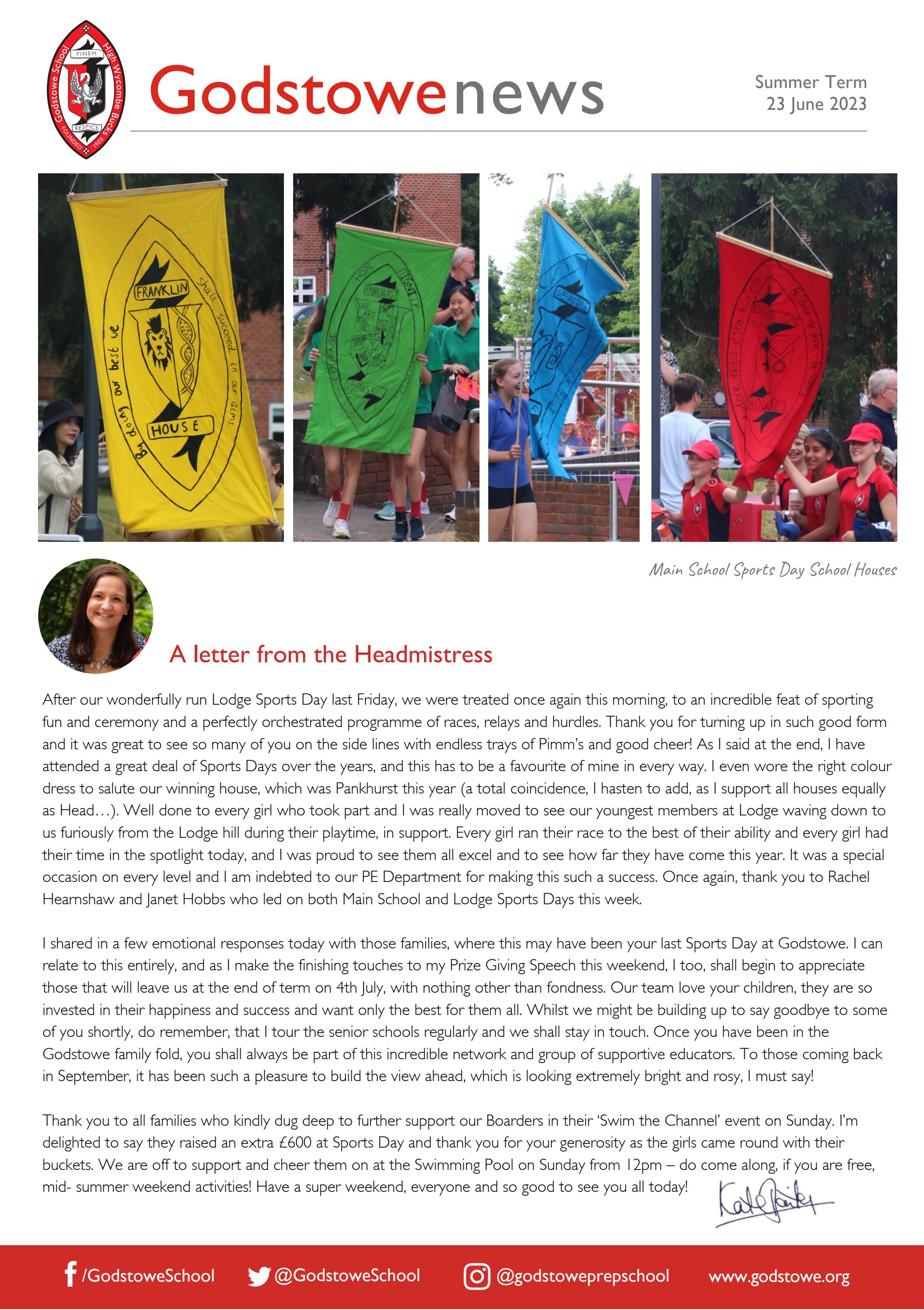 Godstowe News: Summer Term 23/6 by GodstowePrep - Issuu