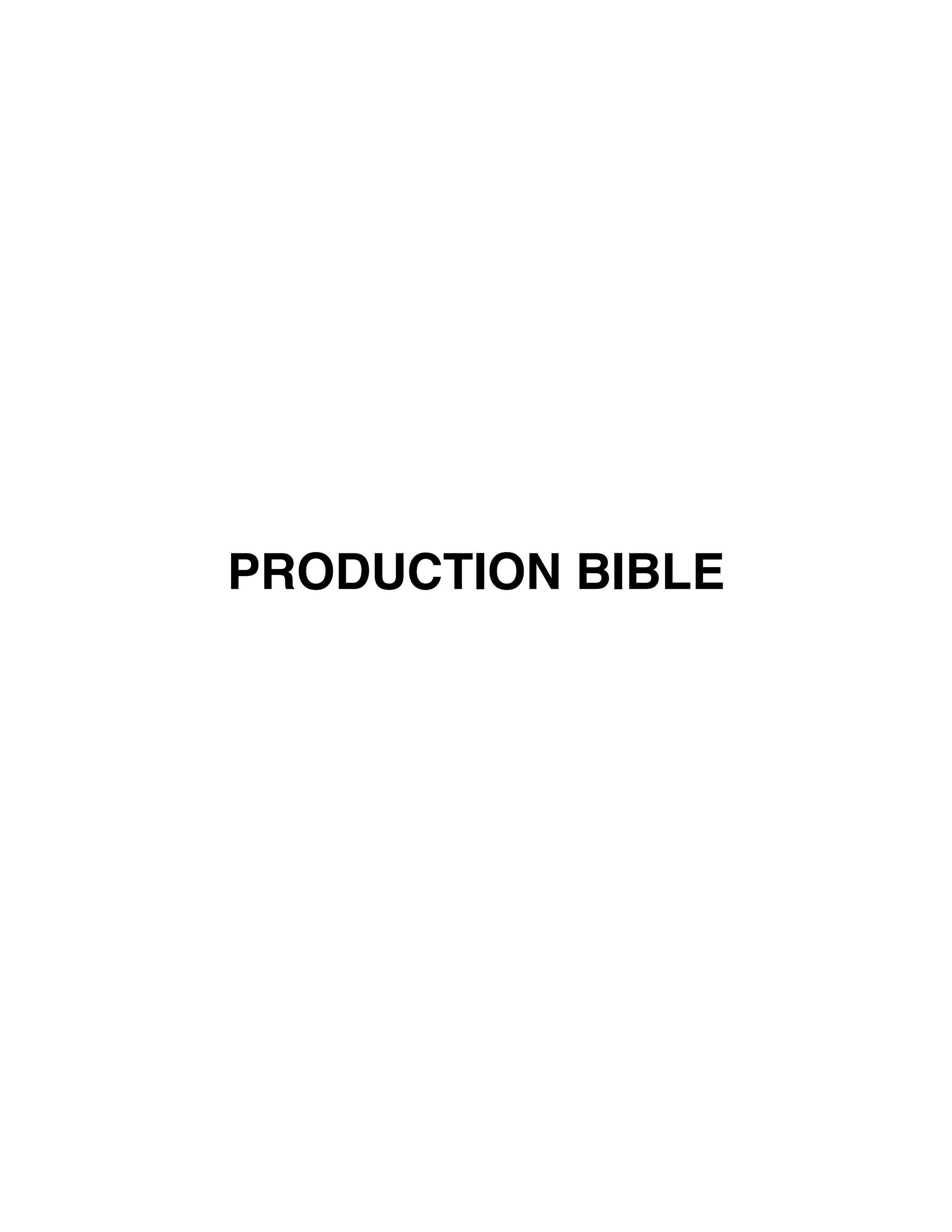 "The Package" Production Bible by Jace Phelps - Issuu