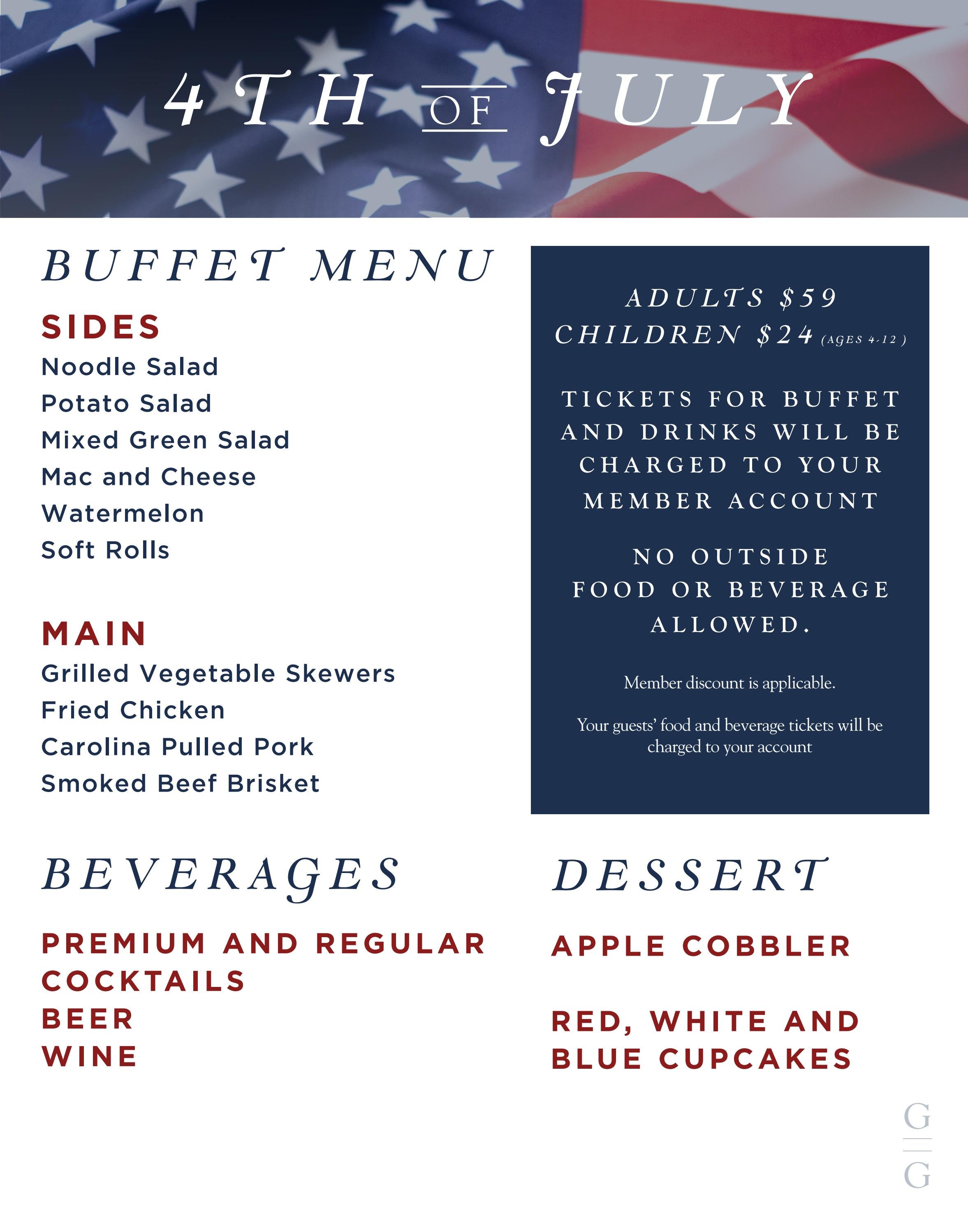 Fourth of July KC Grille Menu by gardenofthegodsclubandresort - Issuu