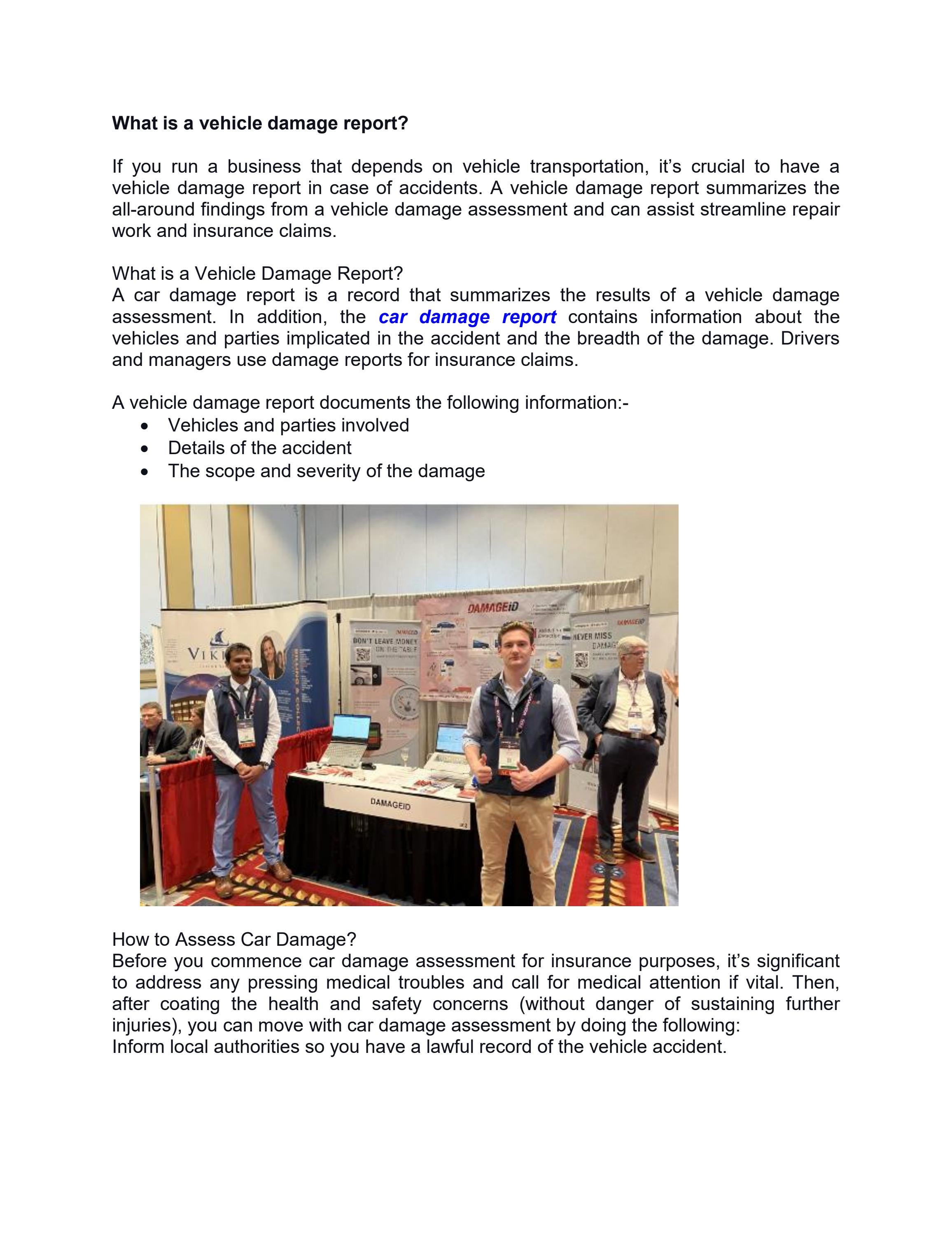 What is a vehicle damage report? by DAMAGE iD - Issuu