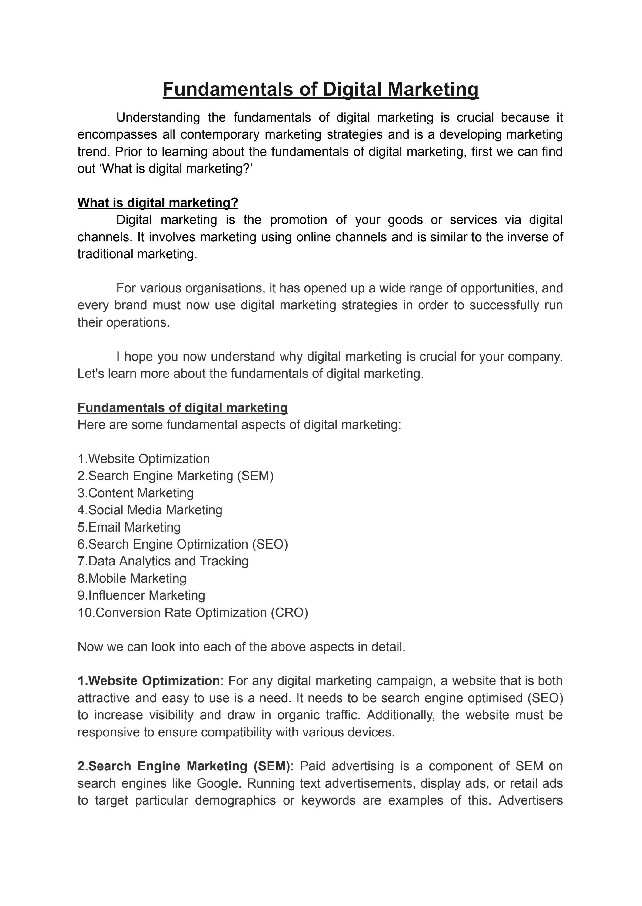 Digital Marketing courses in Thrissur by Richard Jacob E - Issuu