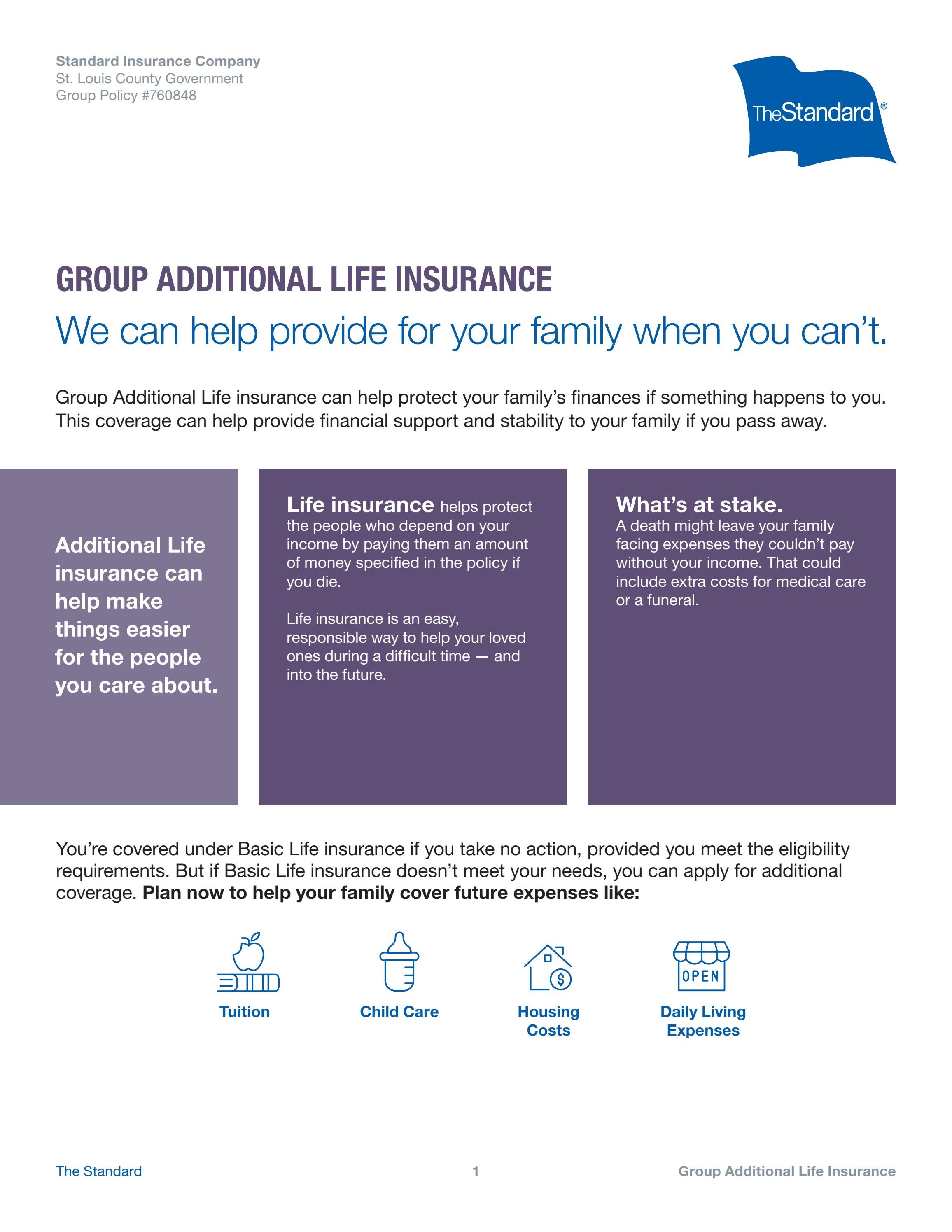 Life Insurance Brochure by STLCOGOV - Issuu