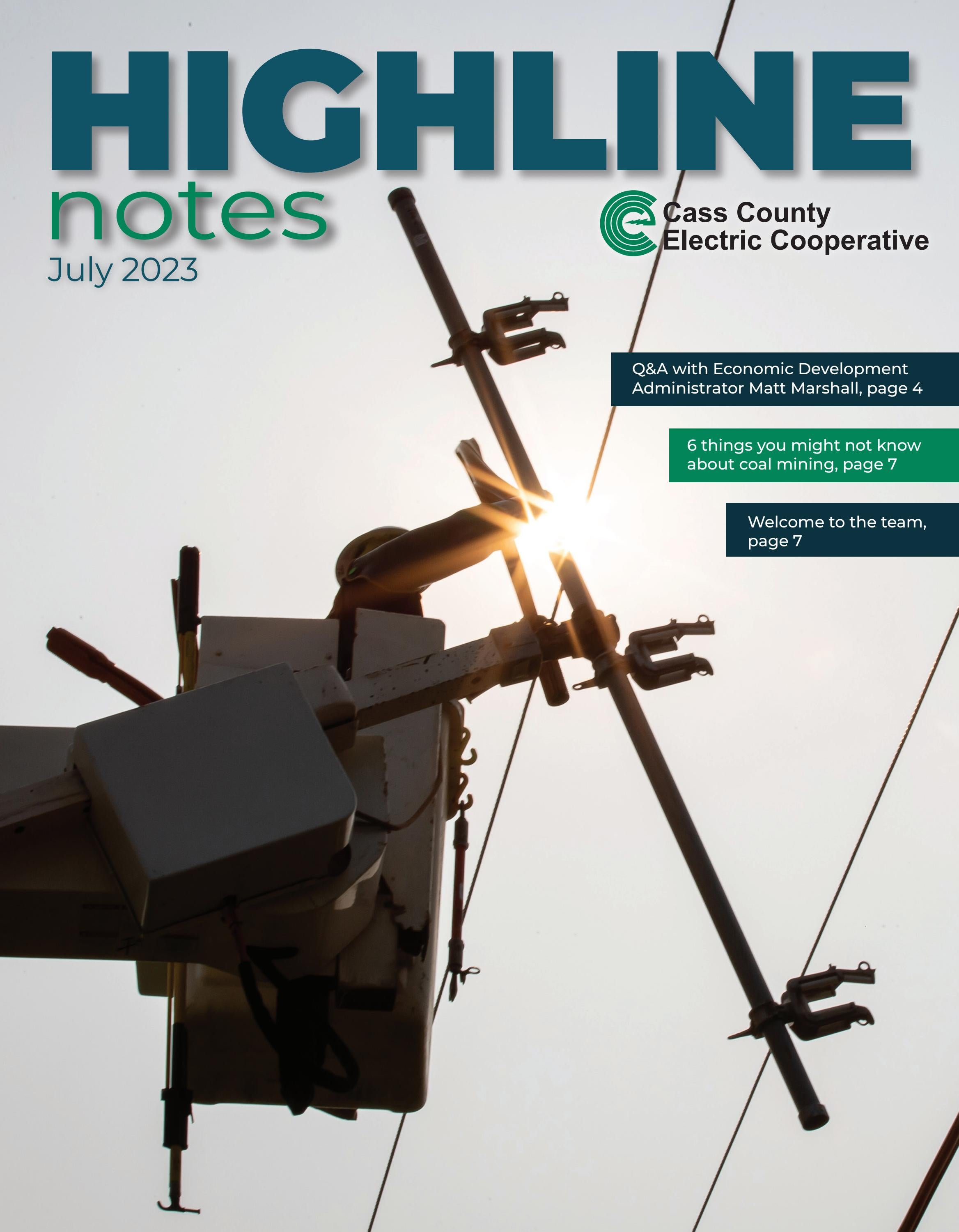 July 2023 Highline Notes by Cass County Electric Cooperative - Issuu