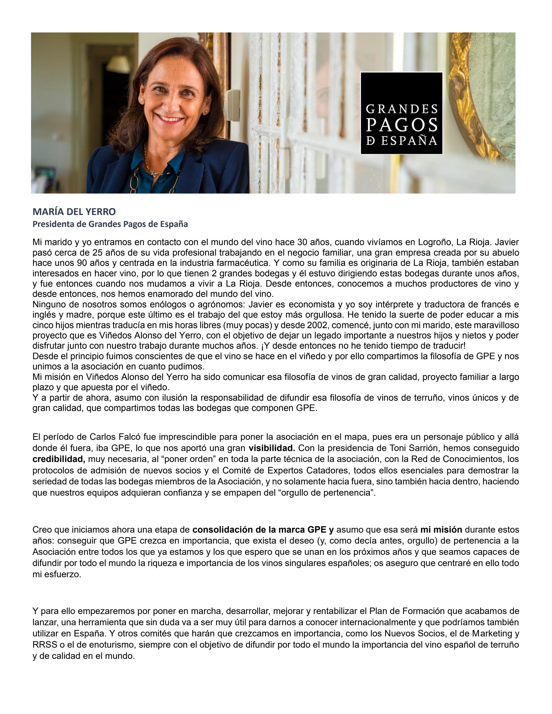 Biografía María del Yerro by grandespagosdeespana - Issuu