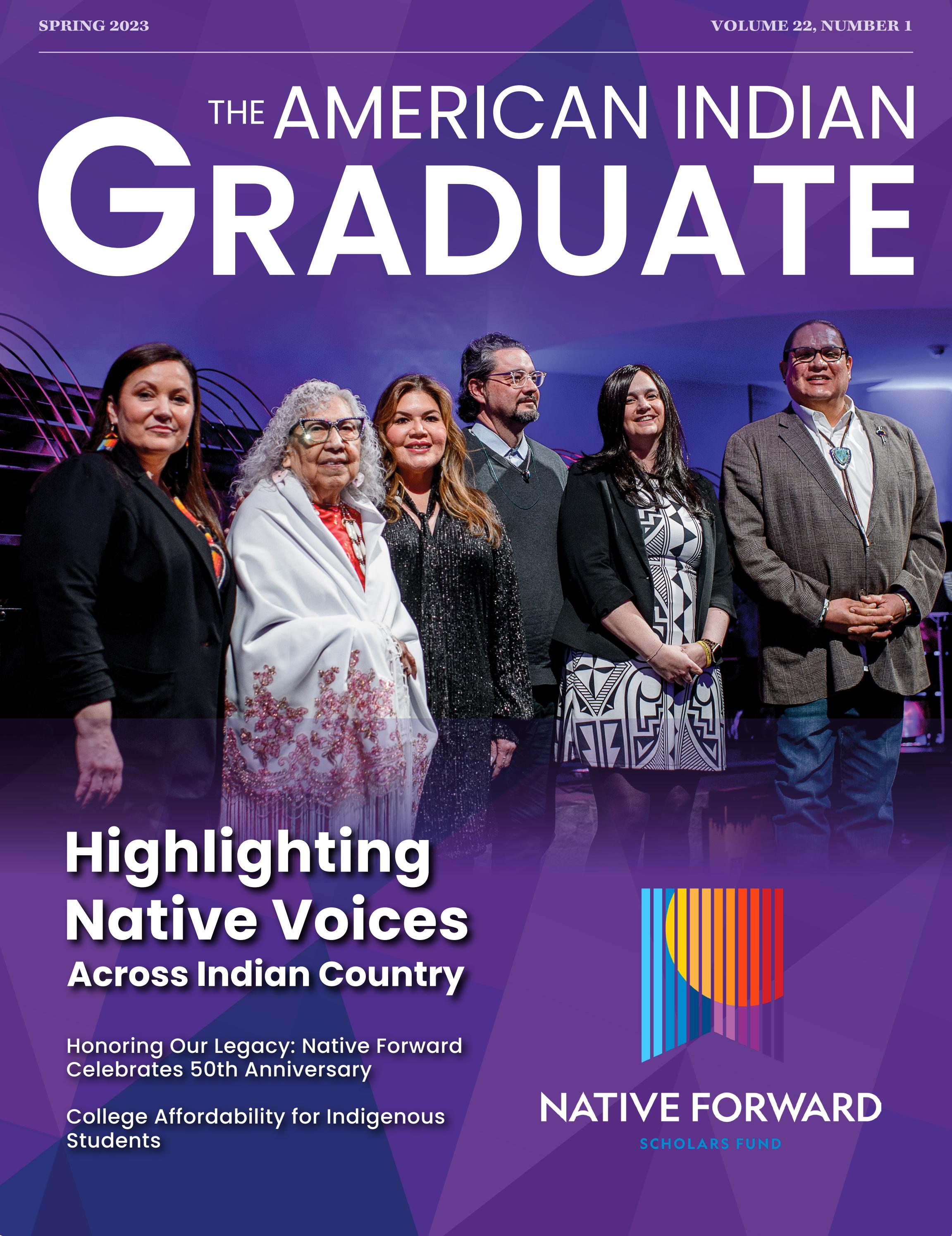 The American Indian Graduate - Spring 2023 by Native Forward Scholars ...