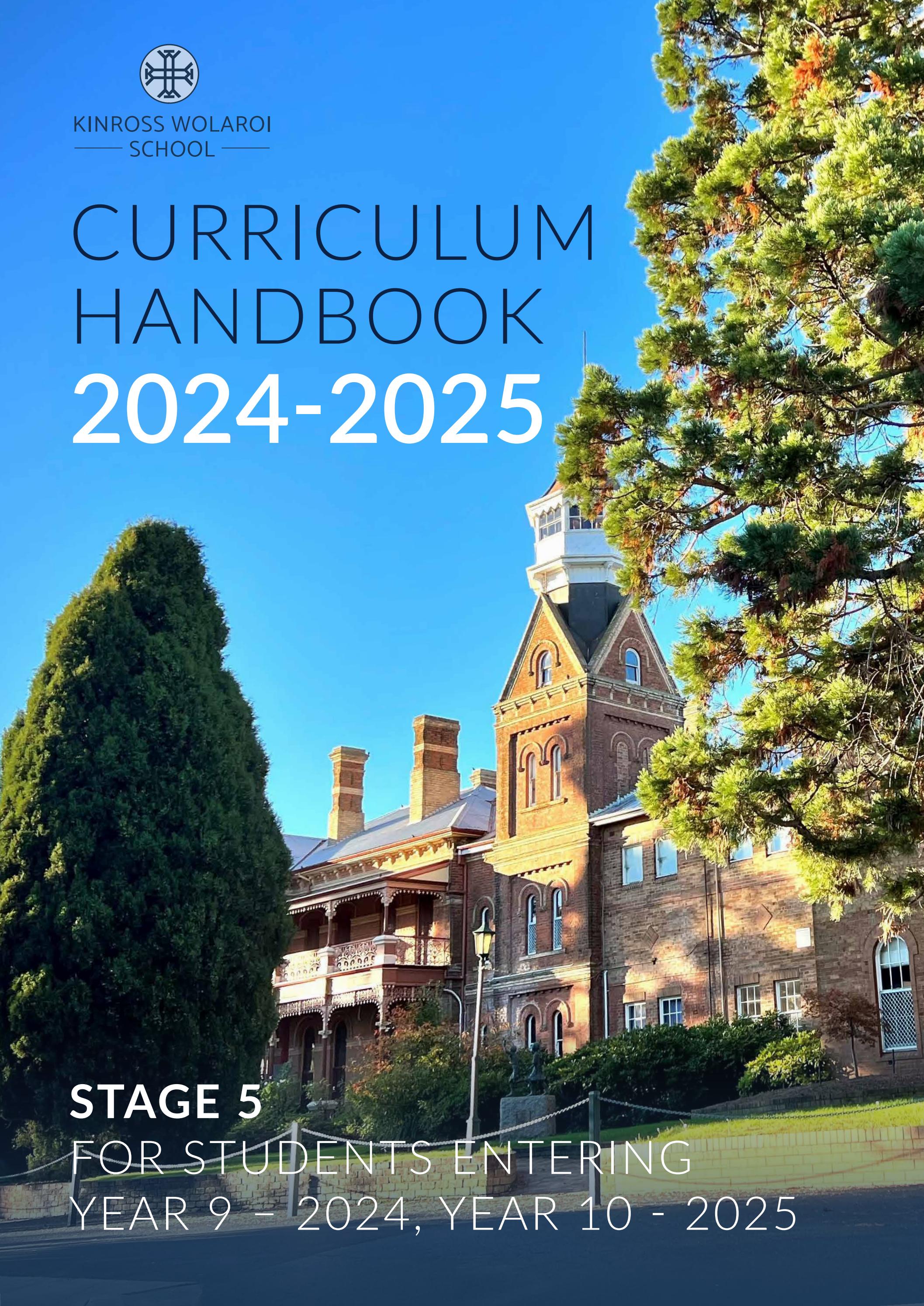 KWS Curriculum Handbook Stage 5 - 2024/25 by Kinross Wolaroi School - Issuu