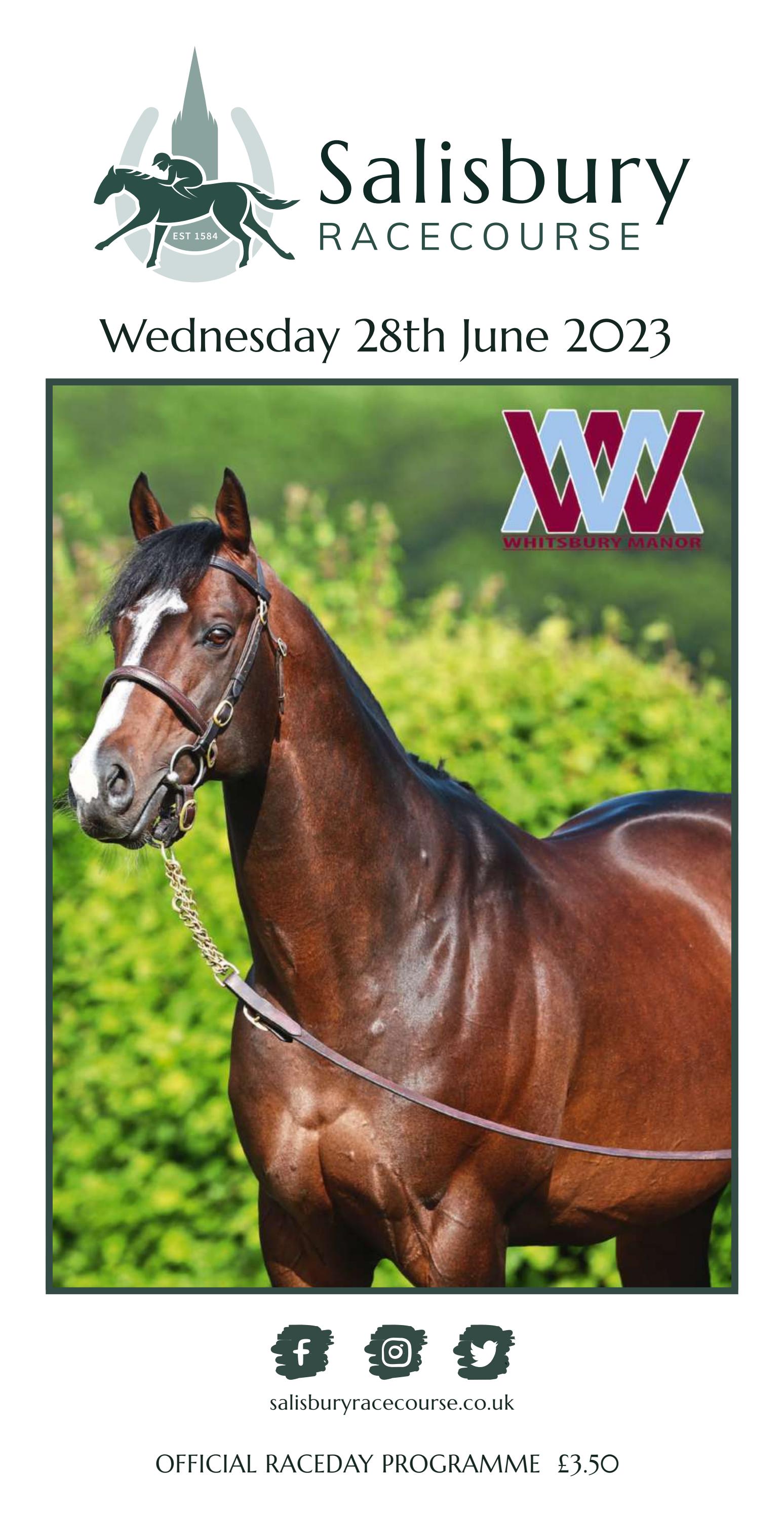 Salisbury Racecard – Wednesday 28th June 2023 by Weatherbys - Issuu