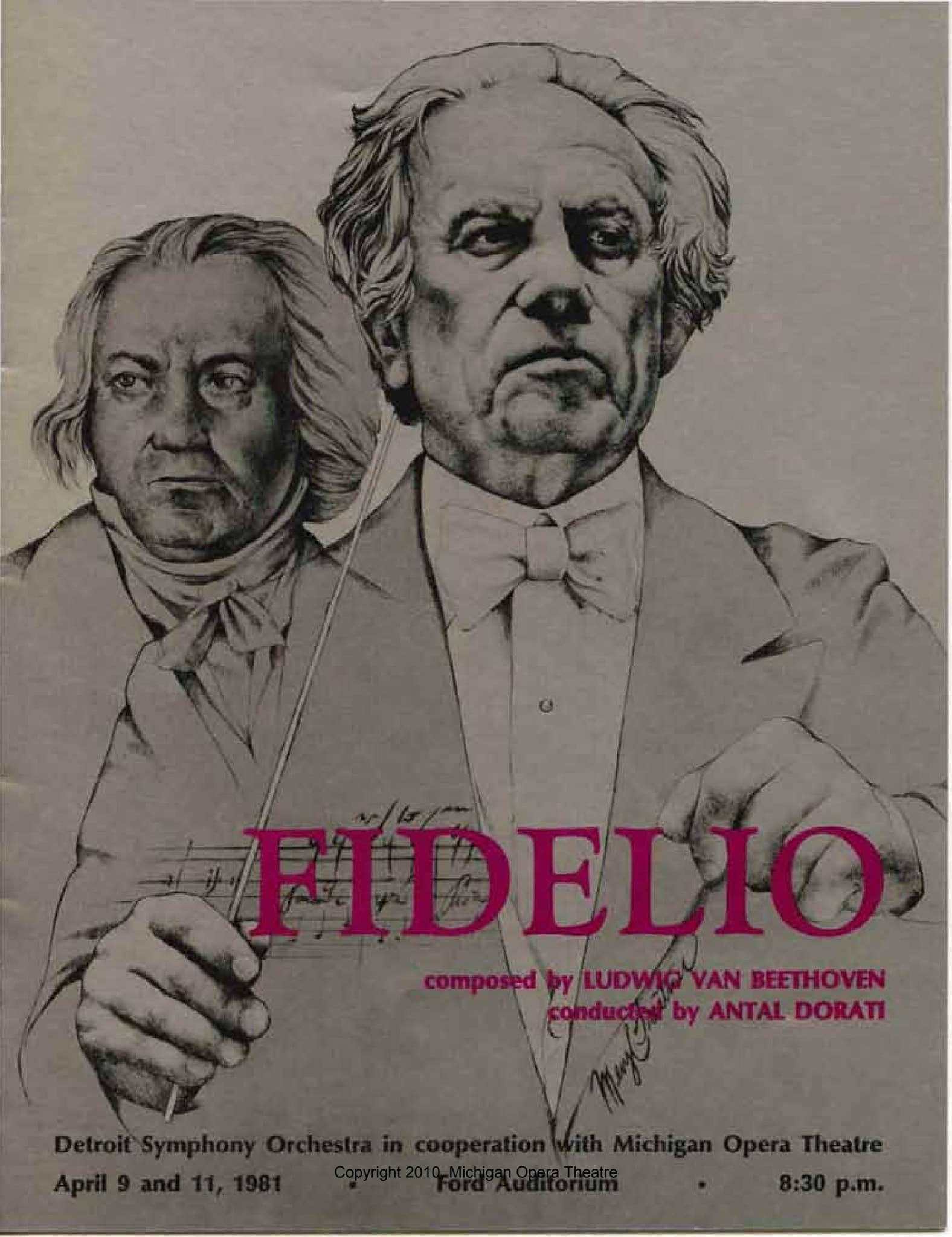 PROGRAM: Bravo 1981 April Fidelio program by Detroit Opera - Issuu
