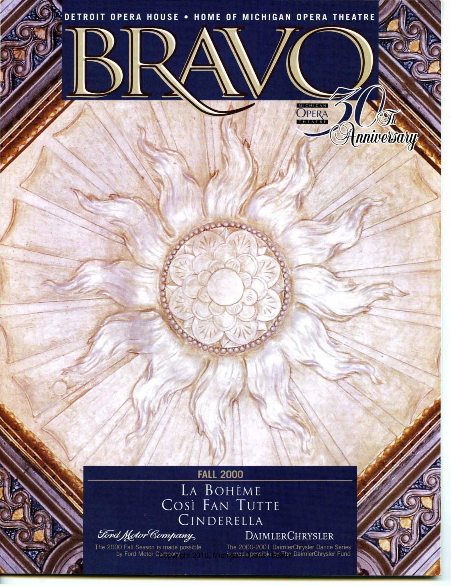 PROGRAM: Bravo 2000 Fall Opera and Dance by Detroit Opera - Issuu