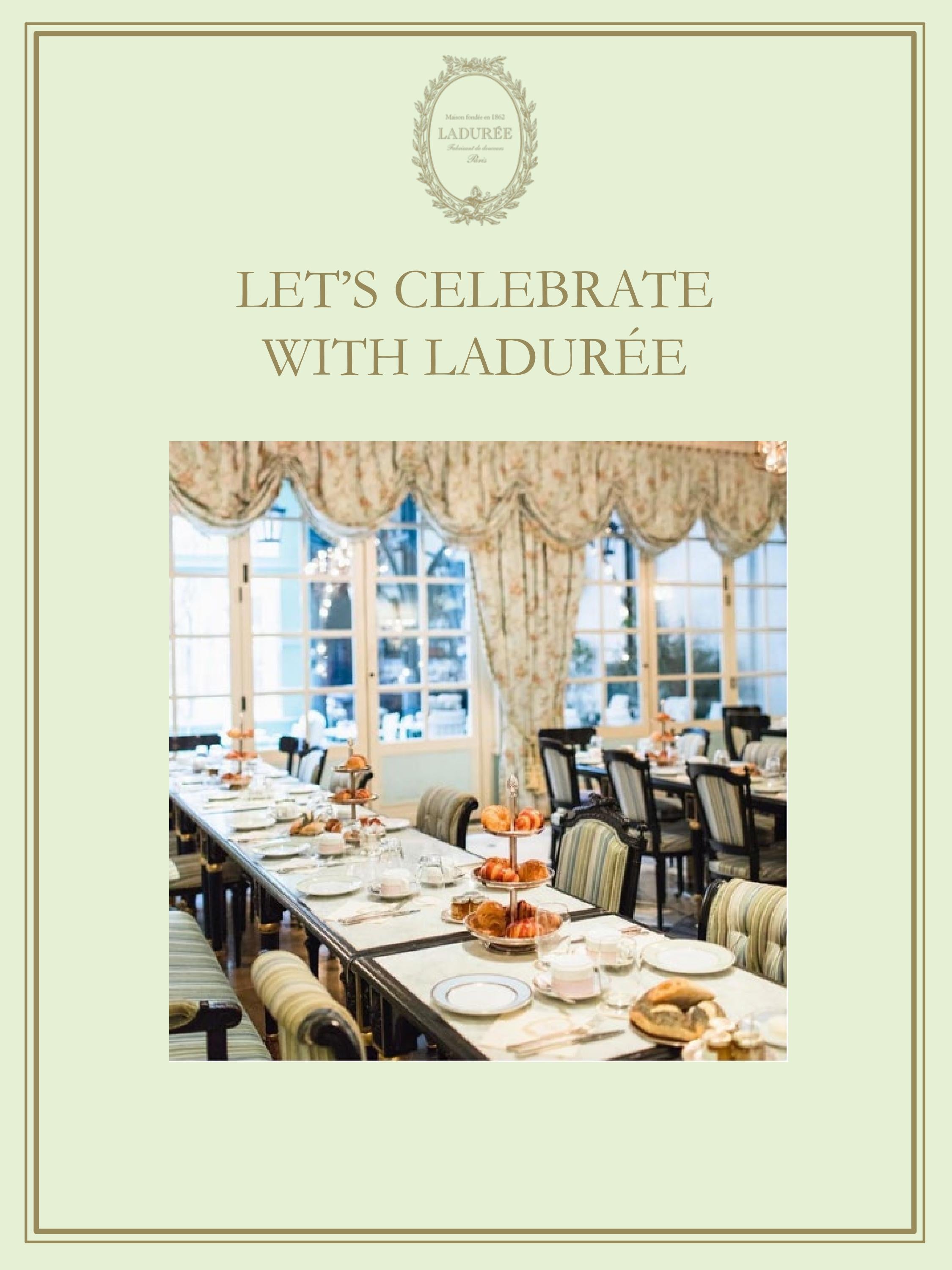 NY Dinner Brochure by ladureeusa - Issuu