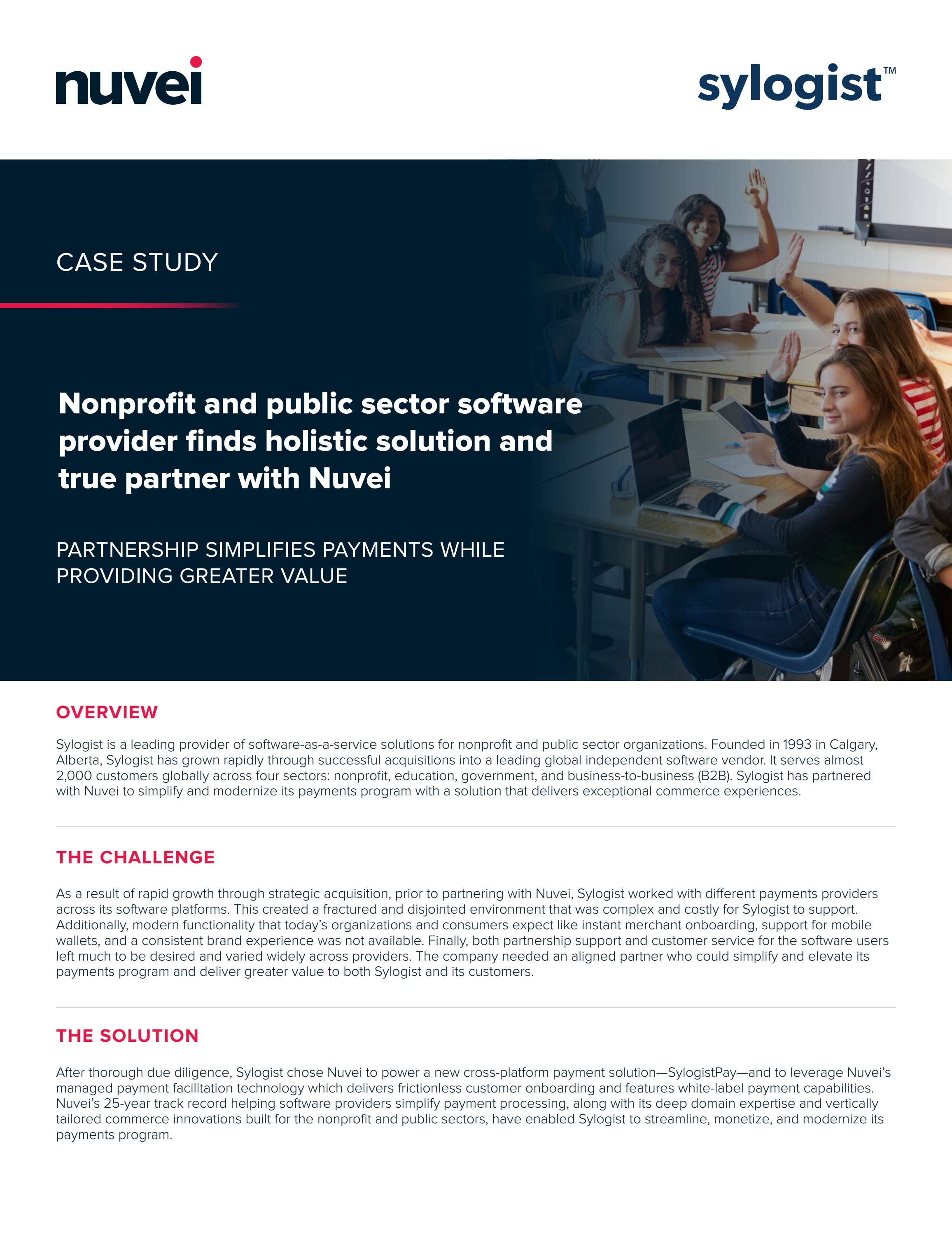 Case study: Sylogist (software-as-a-service solutions for nonprofit and ...