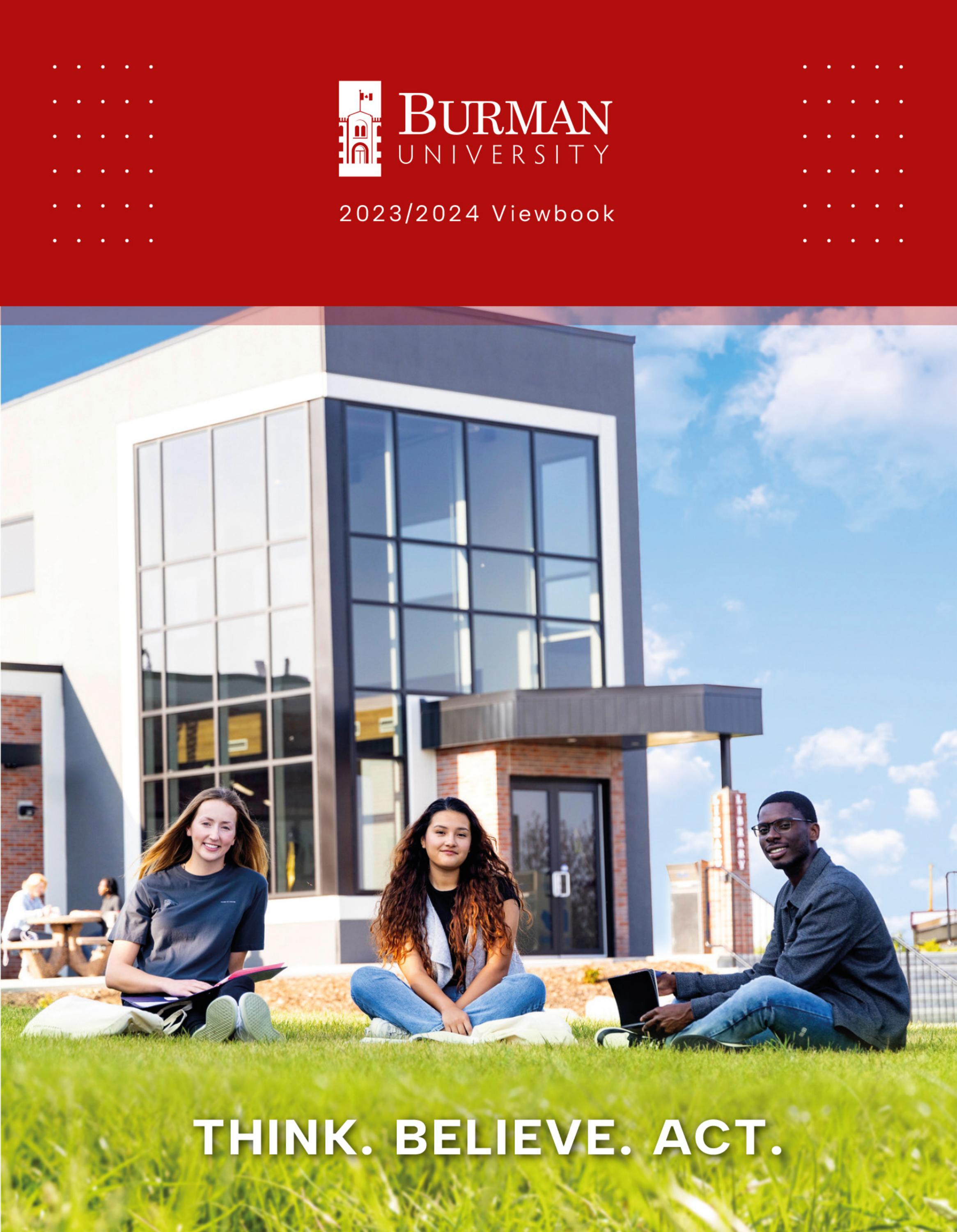 Burman University Viewbook - 2023 by Burman University - Issuu