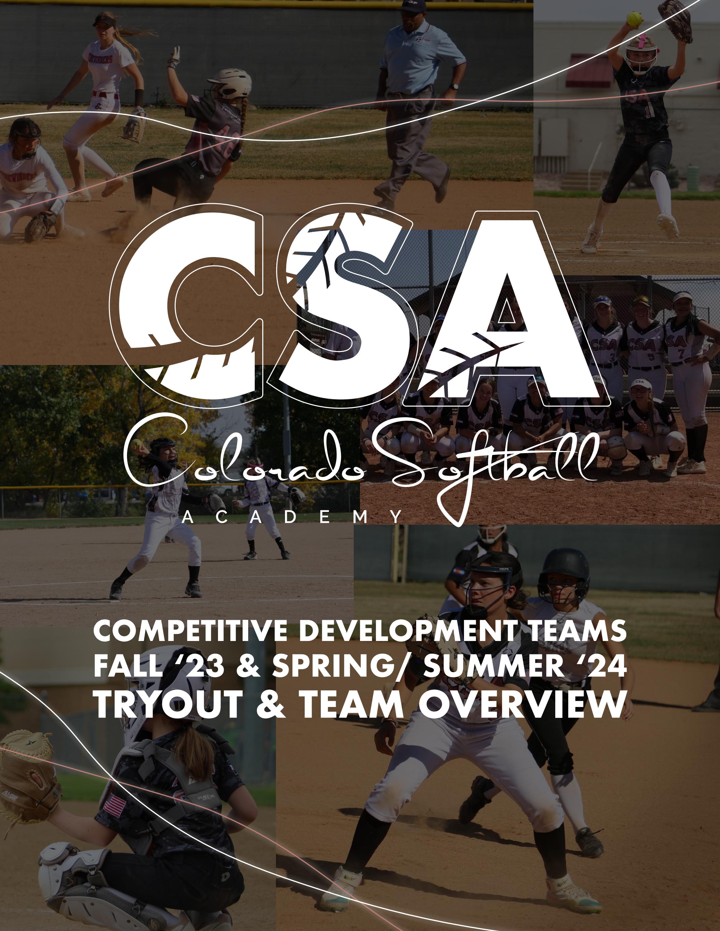 Colorado Softball Academy '23/'24 Tryout Pamphlet (Comp Teams) by ...