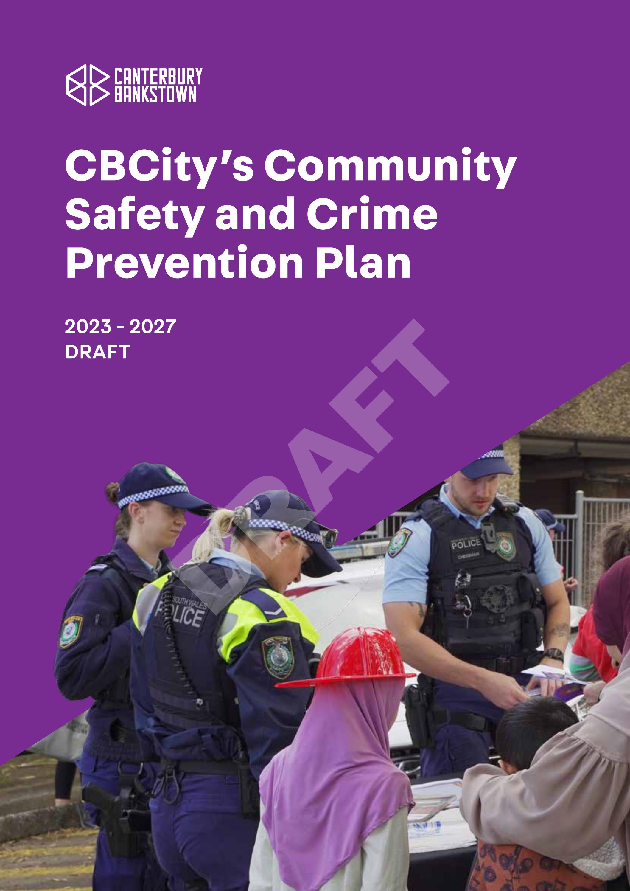 Draft CBCity's Community Safety and Crime Prevention Plan 2023-2027 by ...
