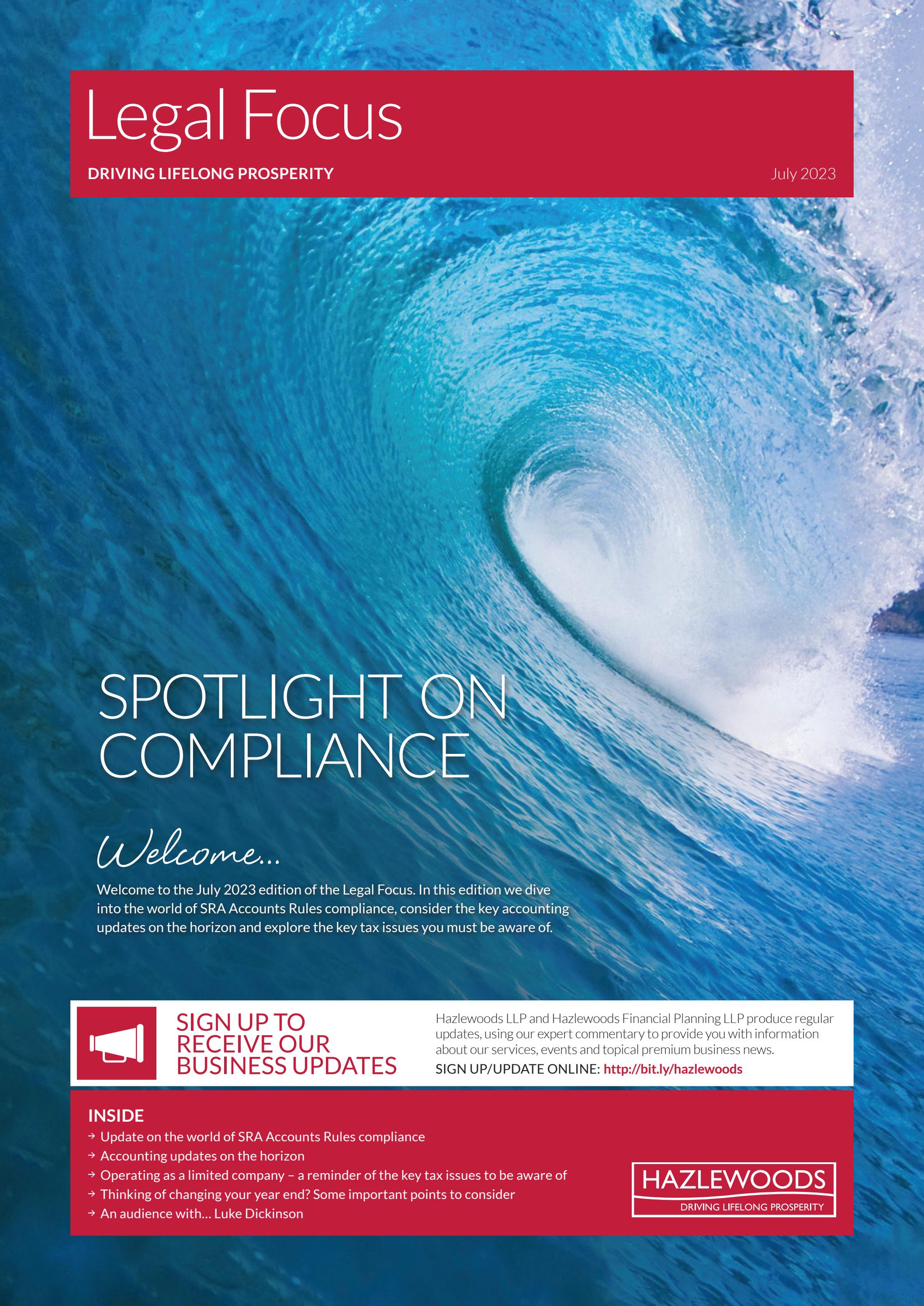 Legal Focus - July 2023 by Hazlewoods - Issuu