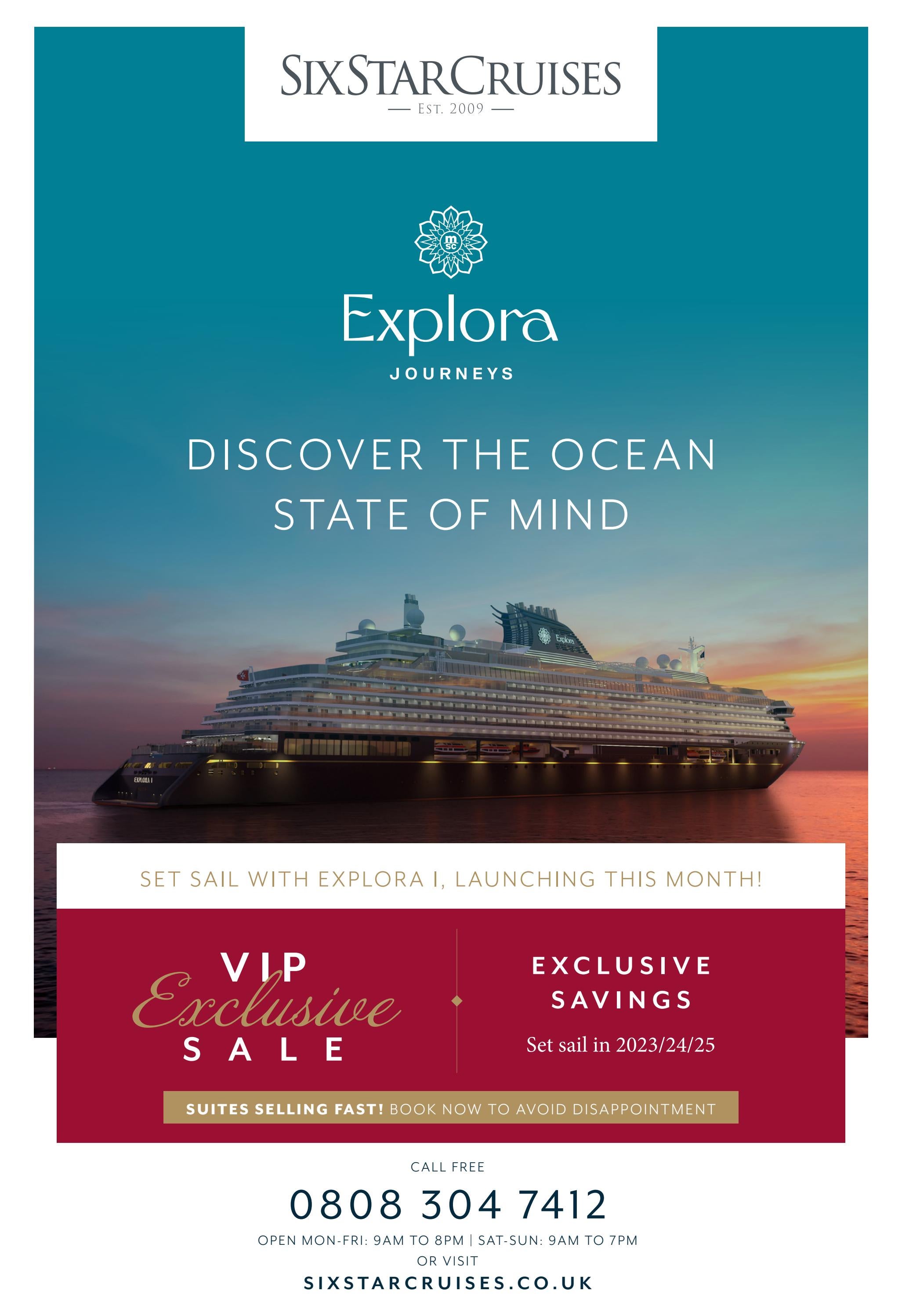 SixStarCruises - Explora July 2023 brochure by WTH (UK) Ltd - Issuu