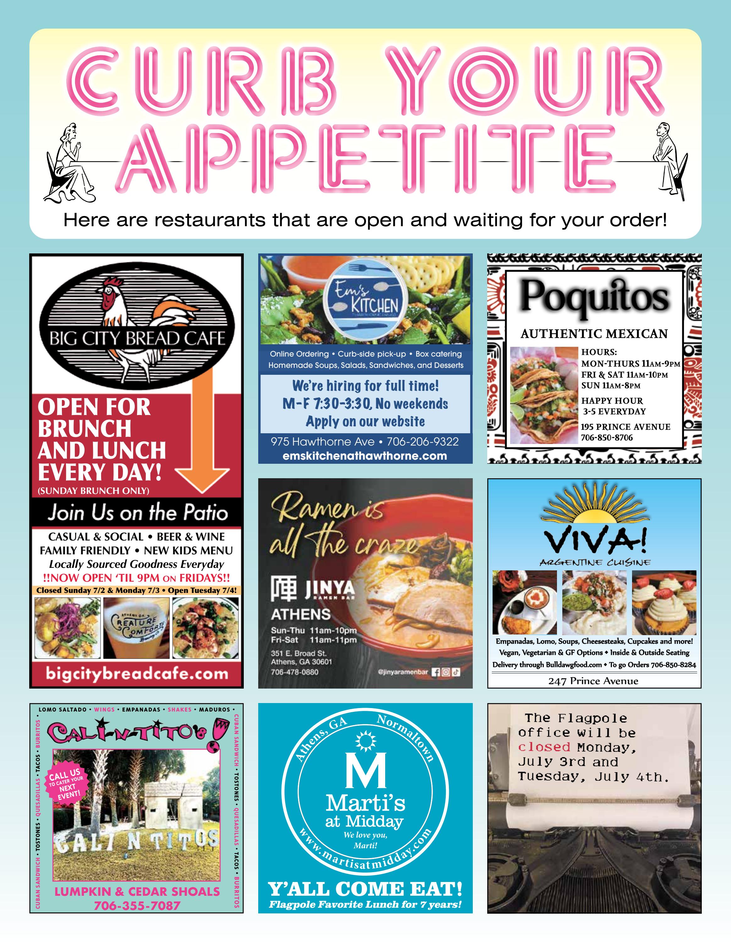 Curb Your Appetite 06-28-23 by Flagpole Magazine - Issuu