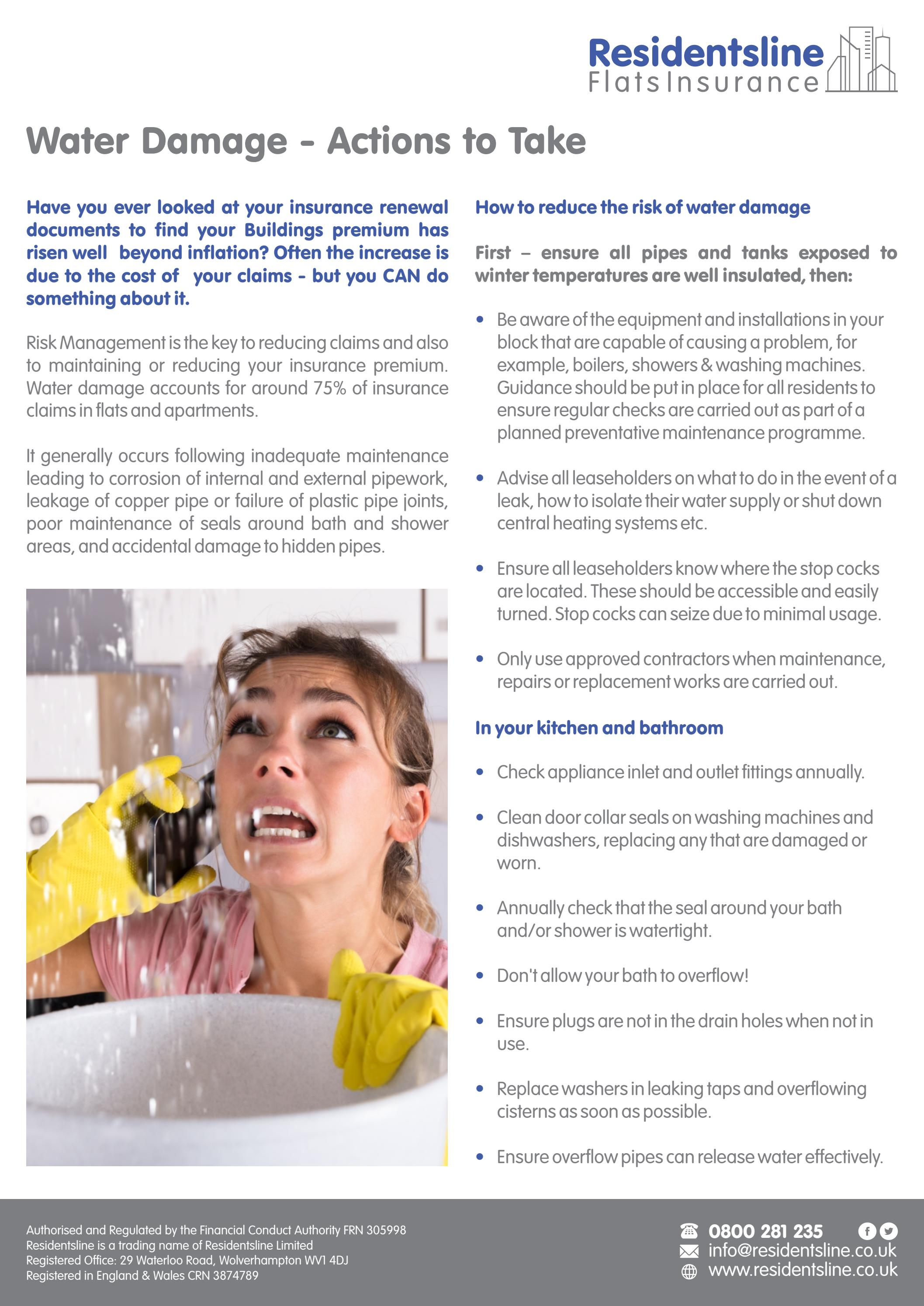 Water Damage - Actions to Take by Belinda Thorpe - Issuu