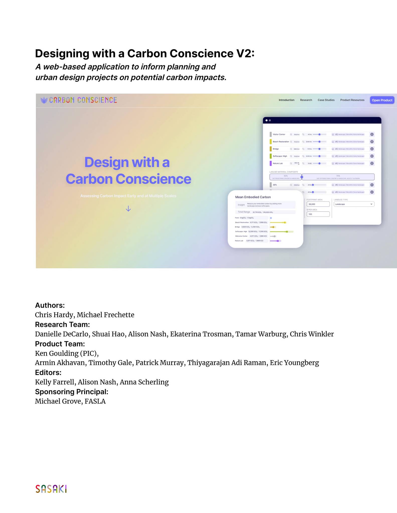 Designing with a Carbon Conscience V2 by Sasaki - Issuu