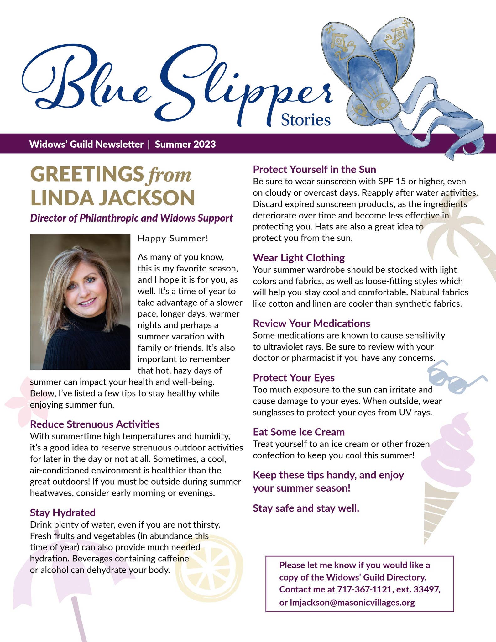 Blue Slipper Stories - Summer, 2023 by Masonic Village - Issuu