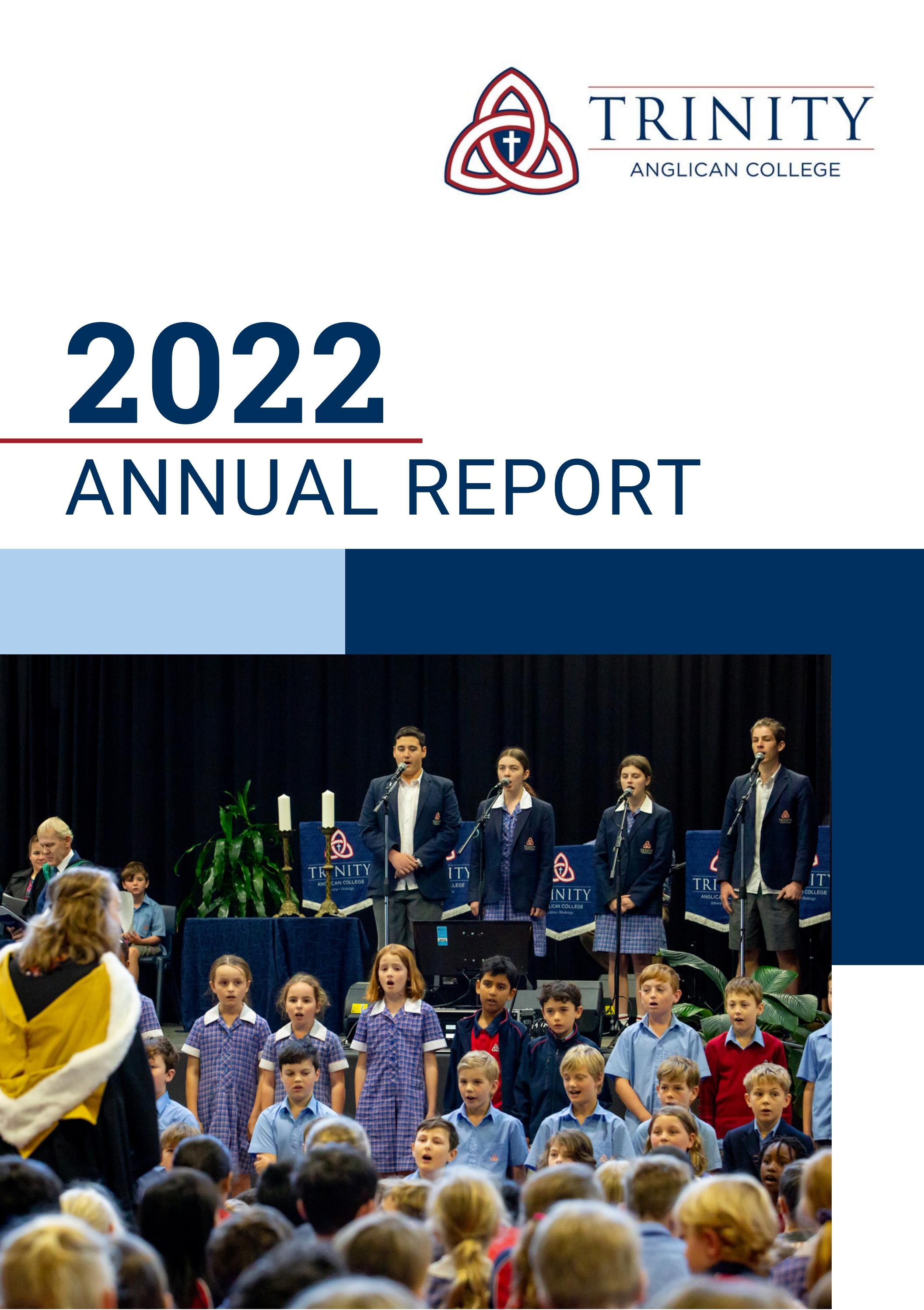 Trinity Anglican College - 2022 Annual Report by trinityanglicancollege ...