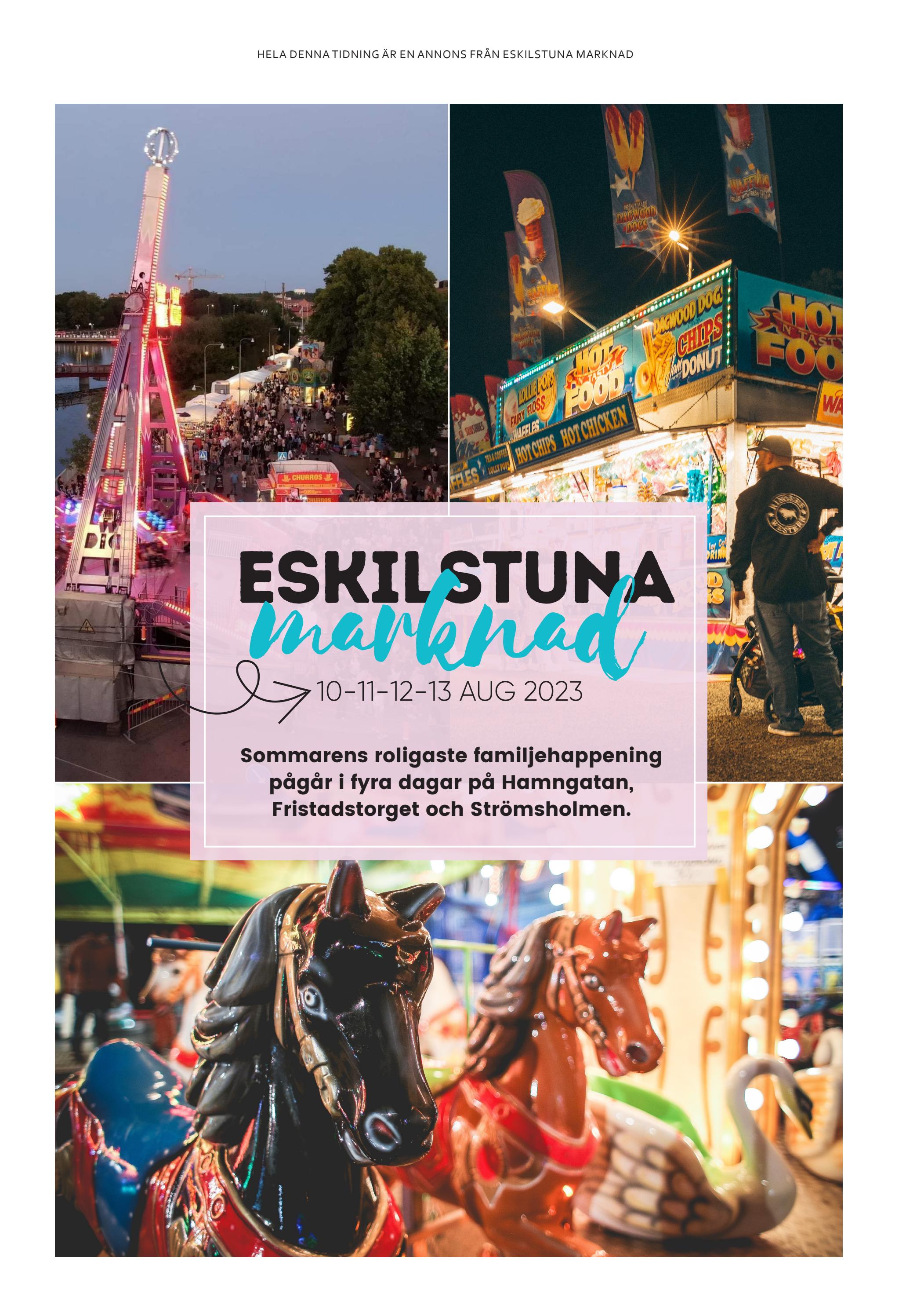 Eskilstuna Marknad 10-11-12-13 aug 2023 by NTM Digital Produktion - Issuu
