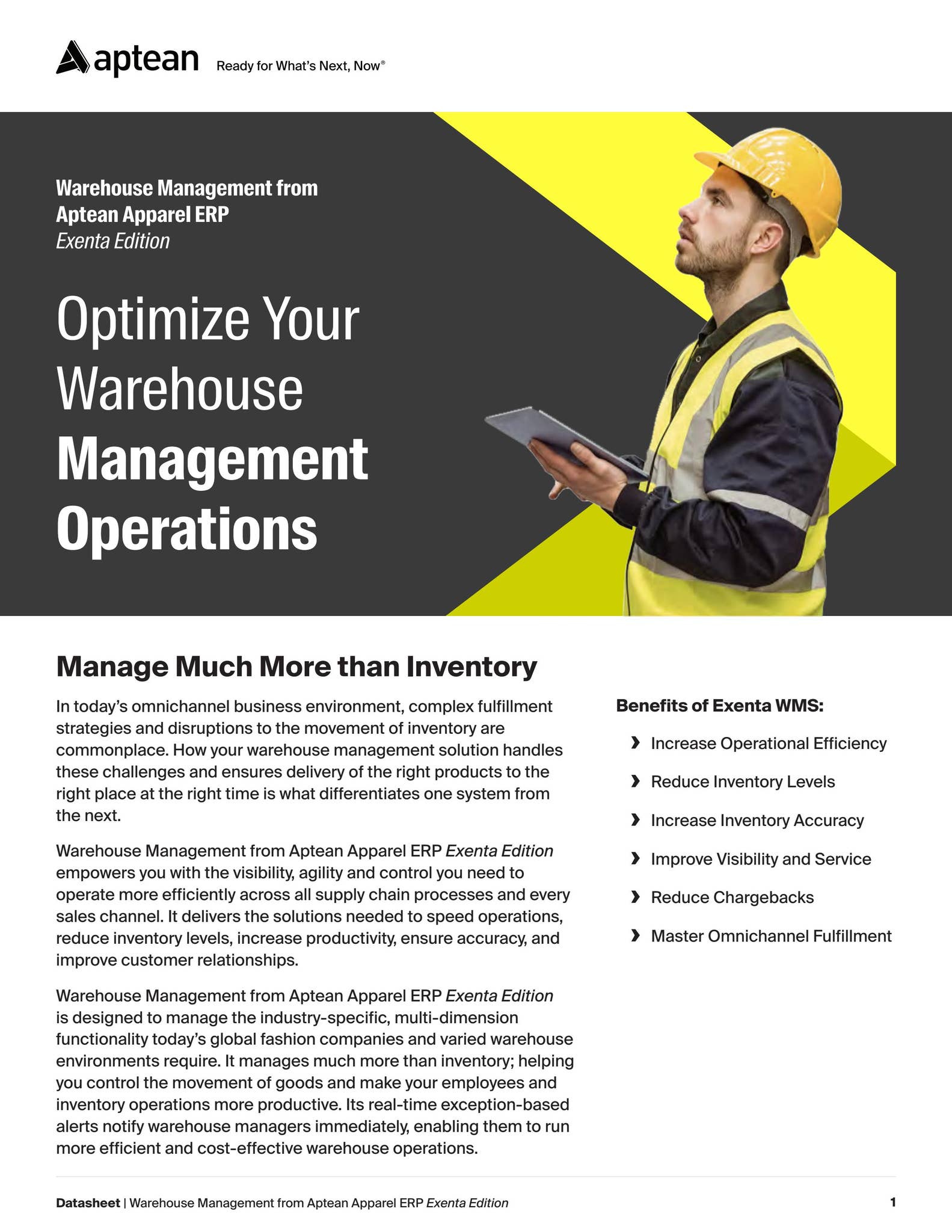 WMS from Aptean Apparel ERP, Exenta Edition by Aptean - Issuu