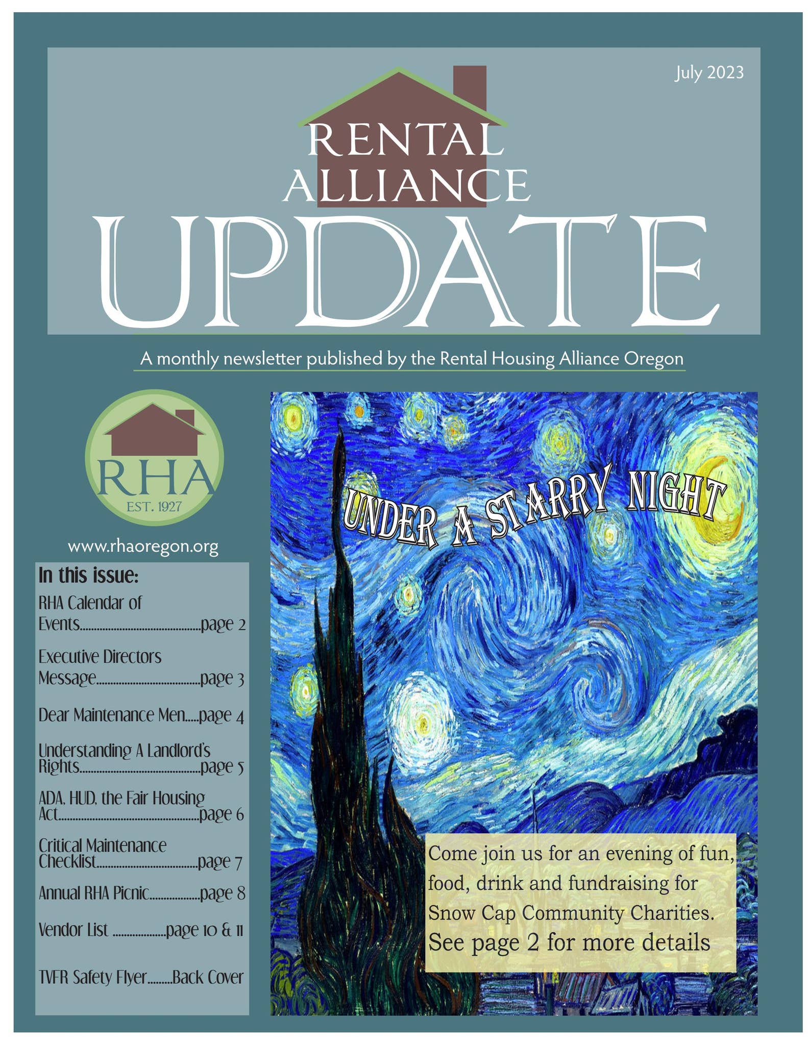 RHA Oregon July 2023 Update Newsletter by Cari Pierce - Issuu