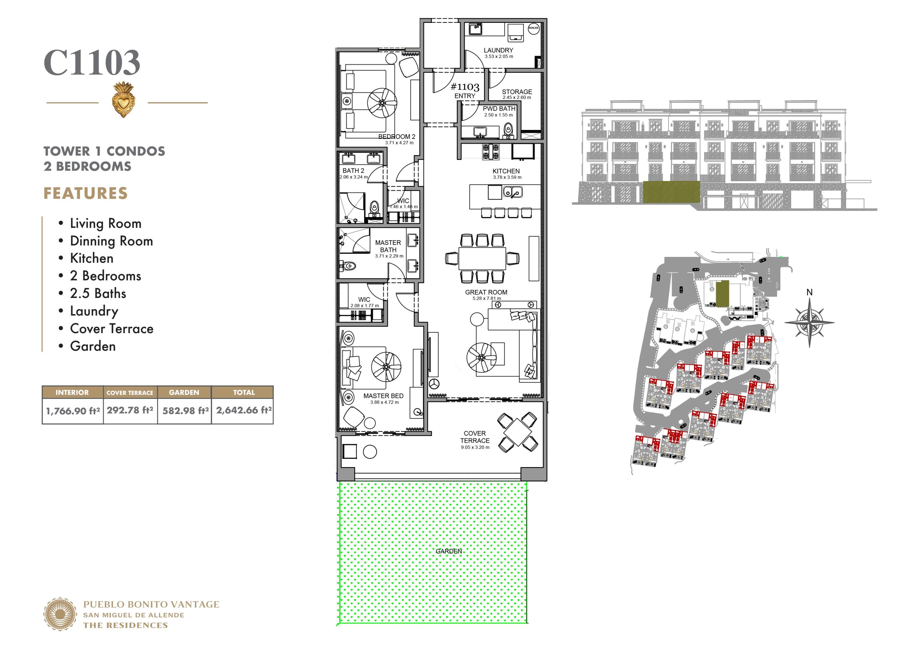 VANTAGE RESIDENCES I Floor Plans Tower 1 by Discovering Mexico - Issuu