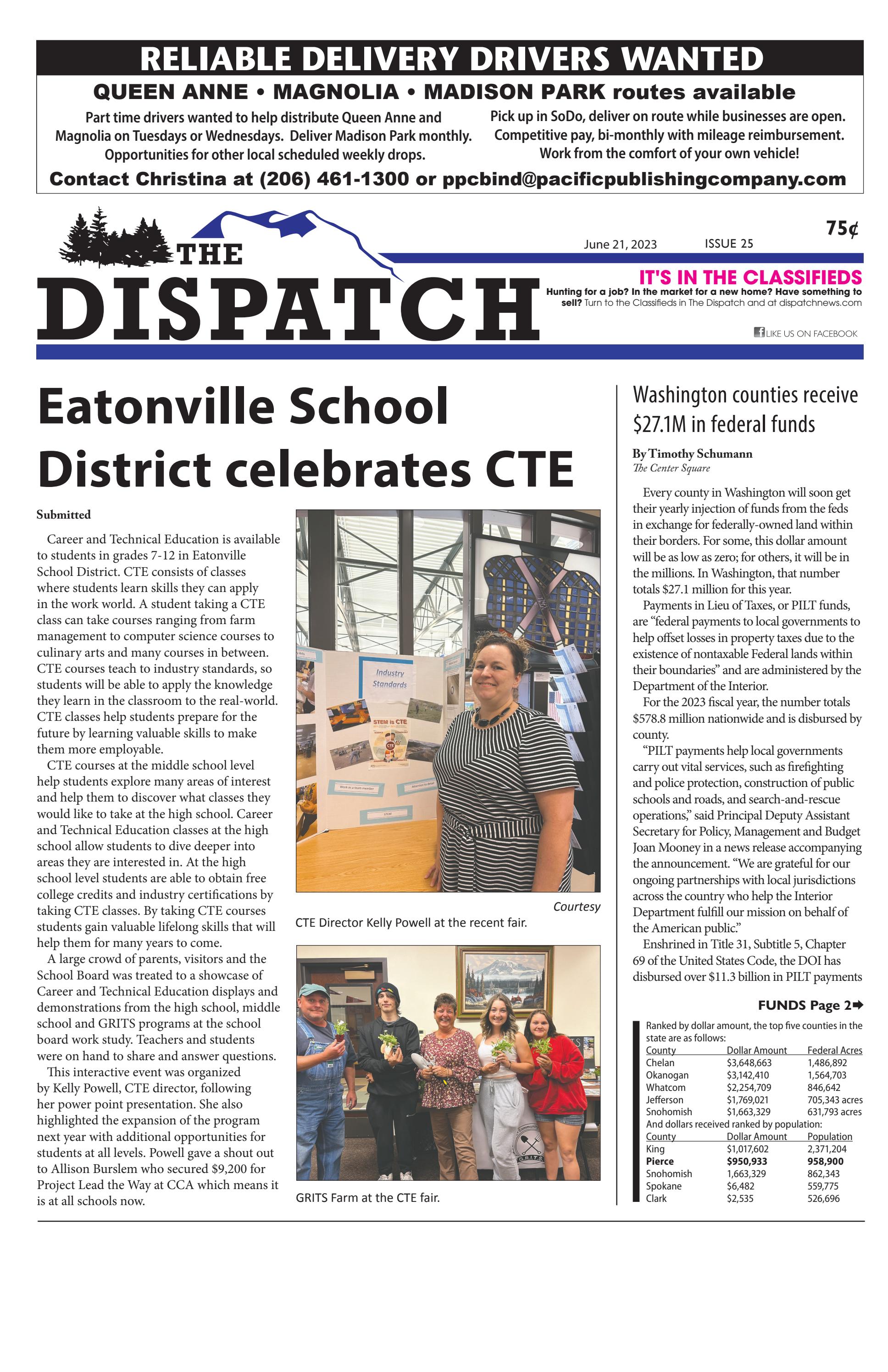 Dispatch News 6-21-2023 by Pacific Publishing Company - Issuu