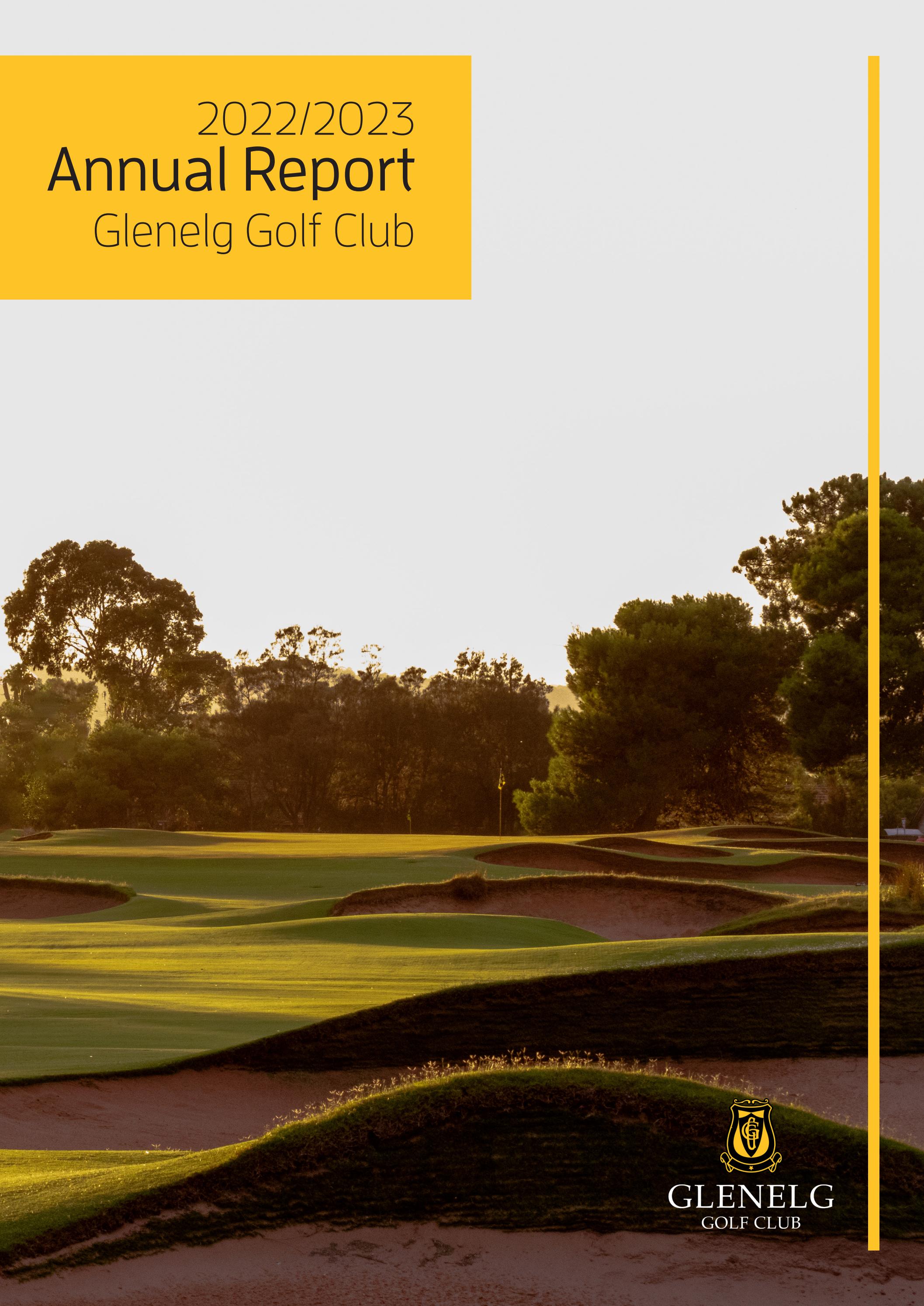 2022/23 Annual Report by Glenelg Golf Club - Issuu