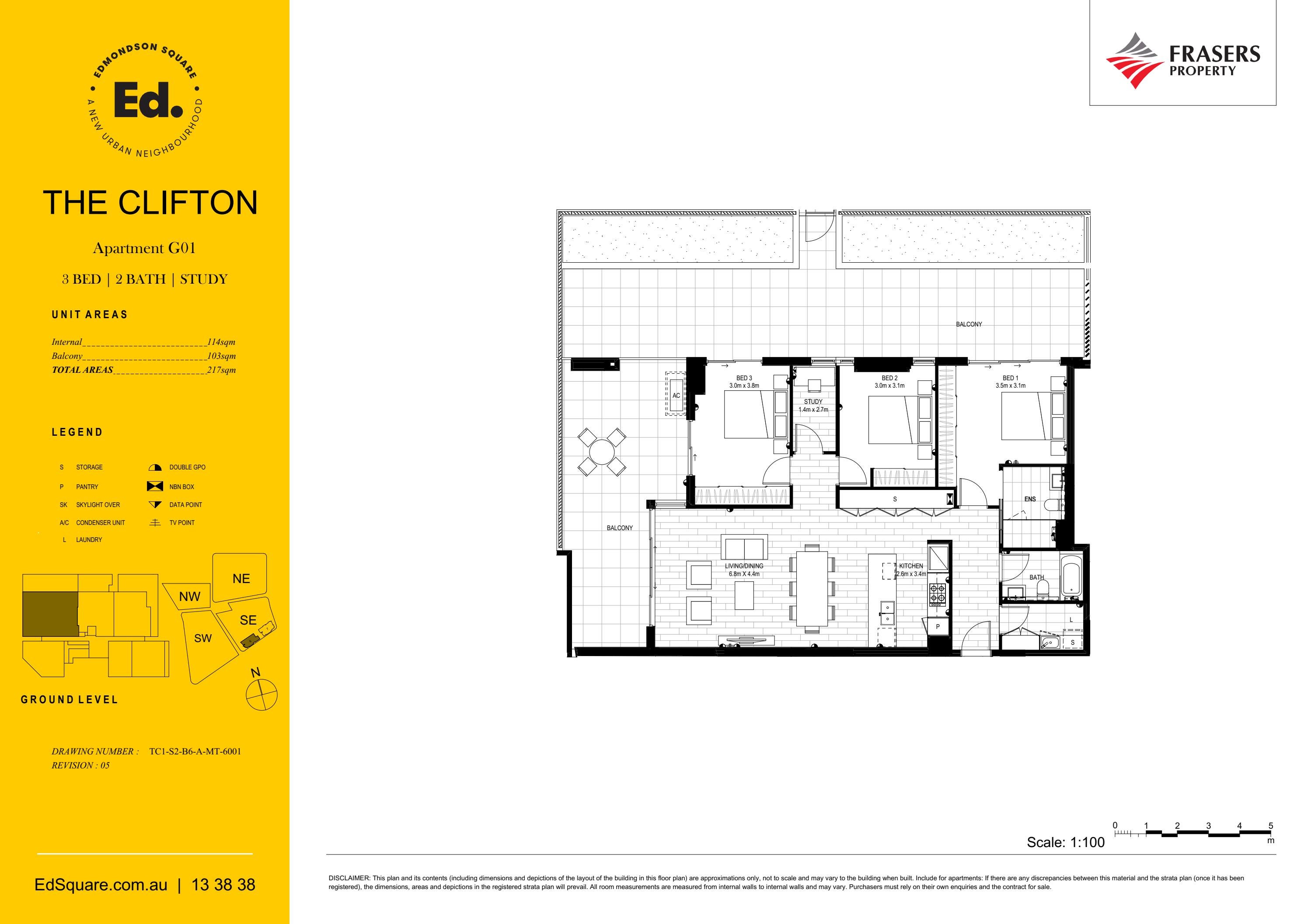 Ed.Square - Clifton Courtyard Collection - Floorplans by Frasers ...