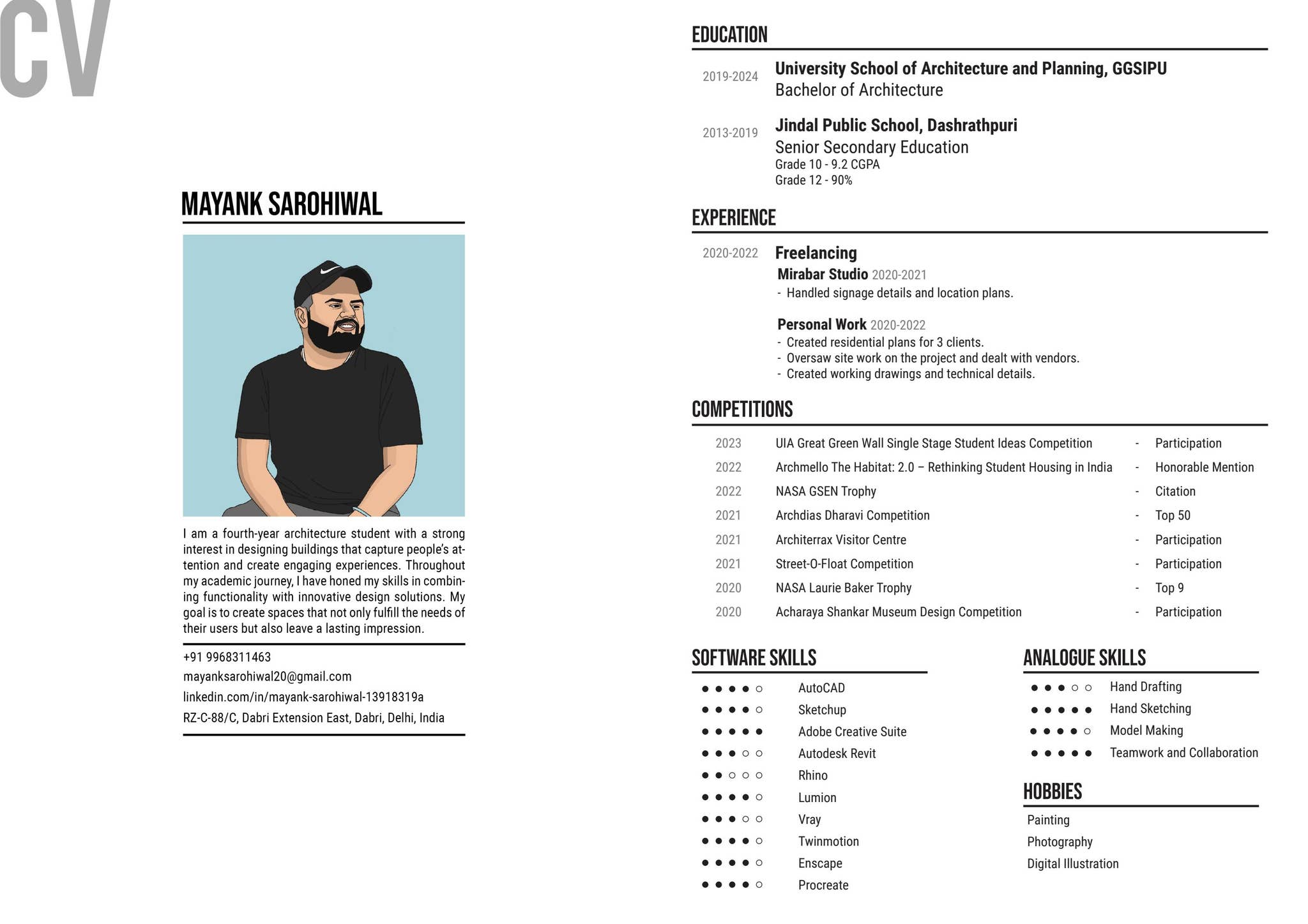 CV - Mayank Sarohiwal by MAYANK SAROHIWAL - Issuu