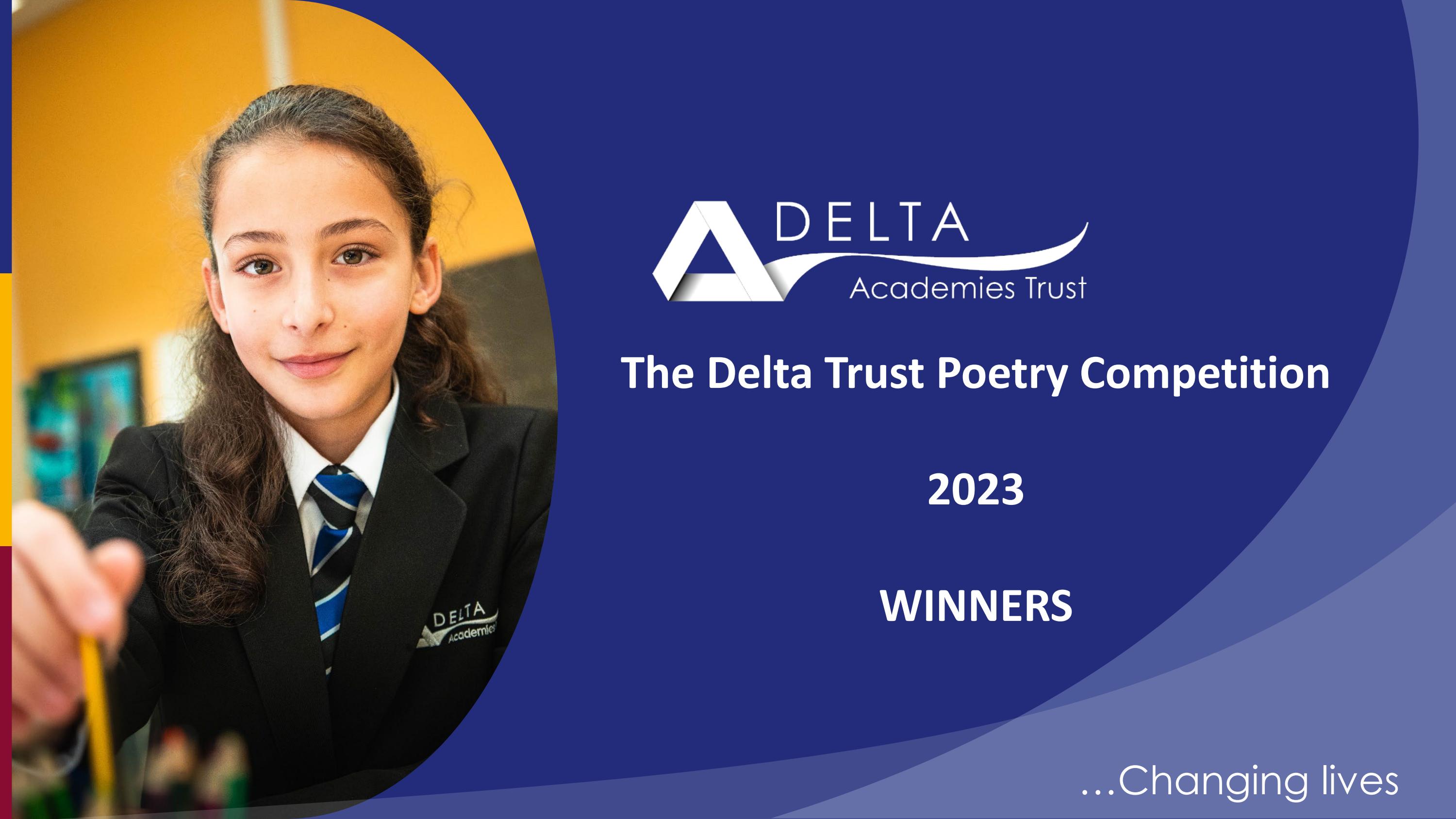Delta Academies Trust Poetry Competition 2023 by Delta Academies Trust ...